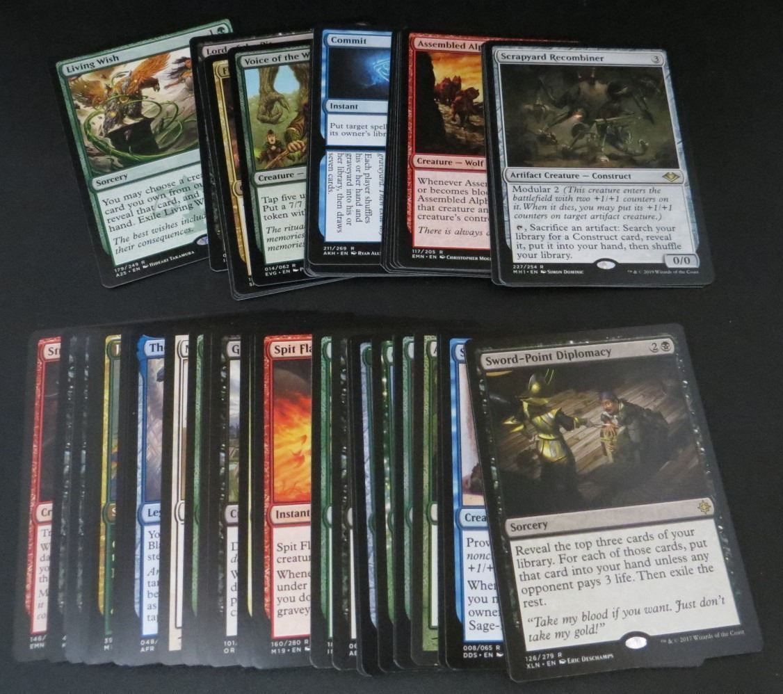 45+ MTG Rare Cards Various Sets & Colors