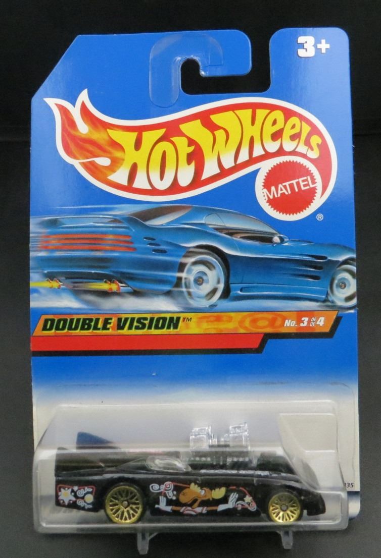 1998 Hot Wheels Double Vision Bullwinkle Cartoon Car