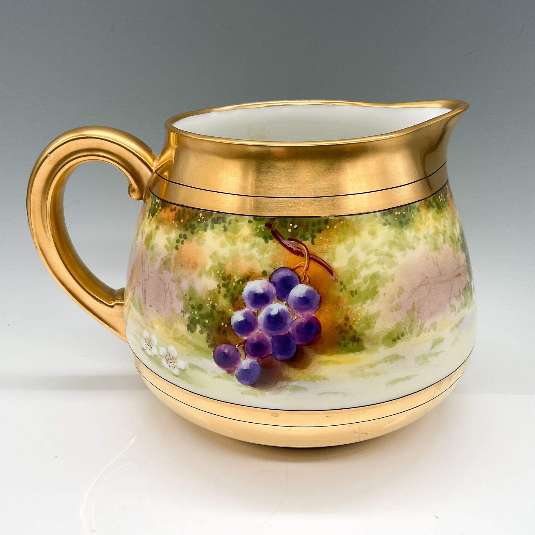 Pickard Water Pitcher, Dessert Garden Pattern