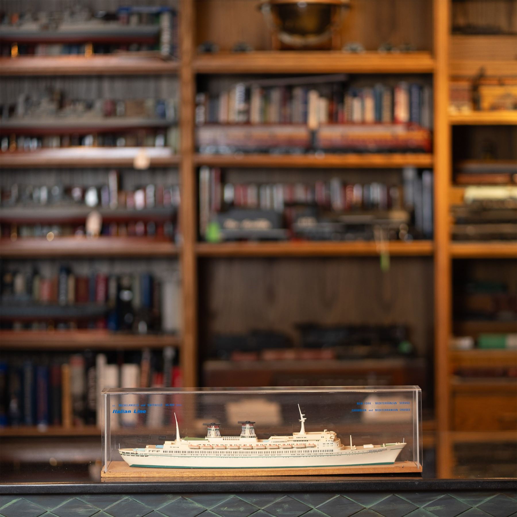 Italian Line Michelangelo Ship Model