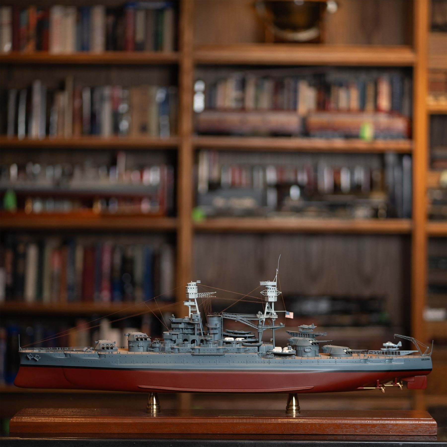 Museum-Quality Scale Model of USS Arizona (BB-39)