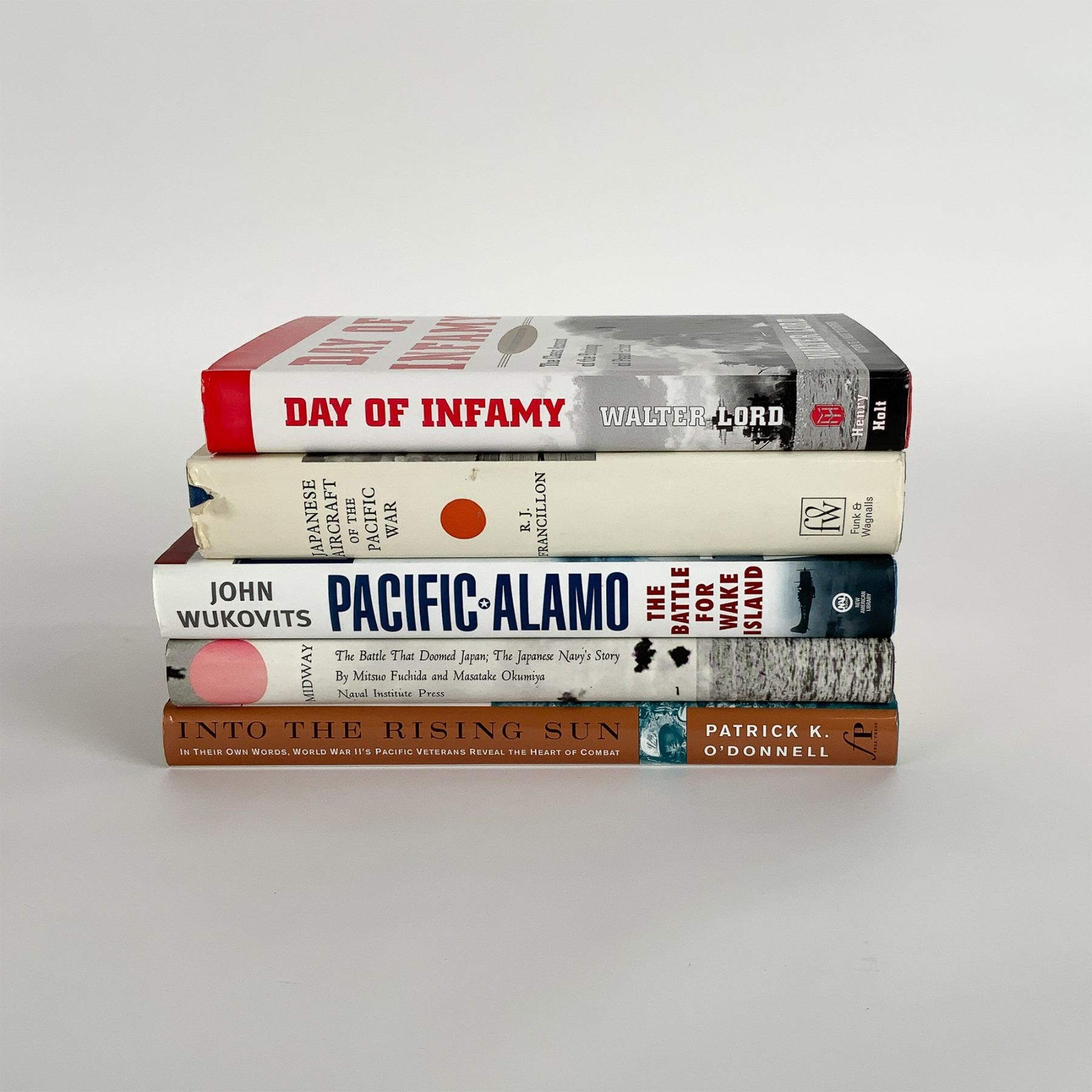 5 Books on World War II Pacific-Japan Interest