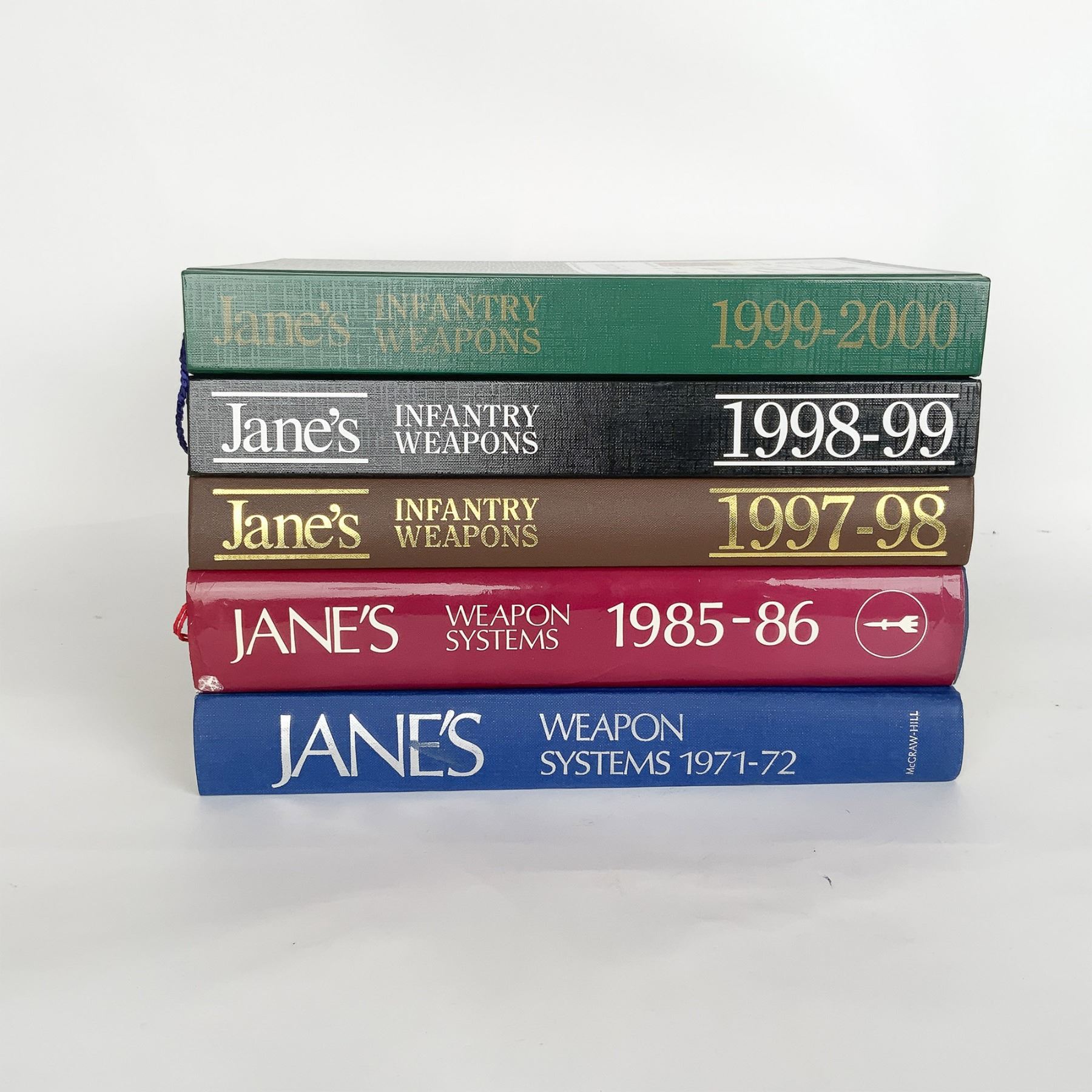 5 Jane Infantry Weapons & Weapon Systems Reference Books