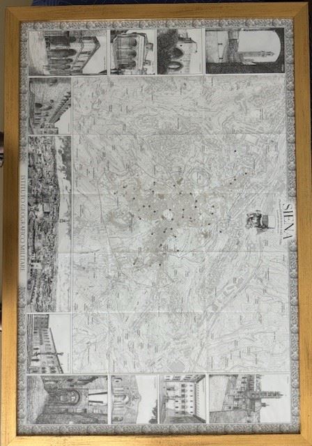 Old World Map of Sienna by unknown