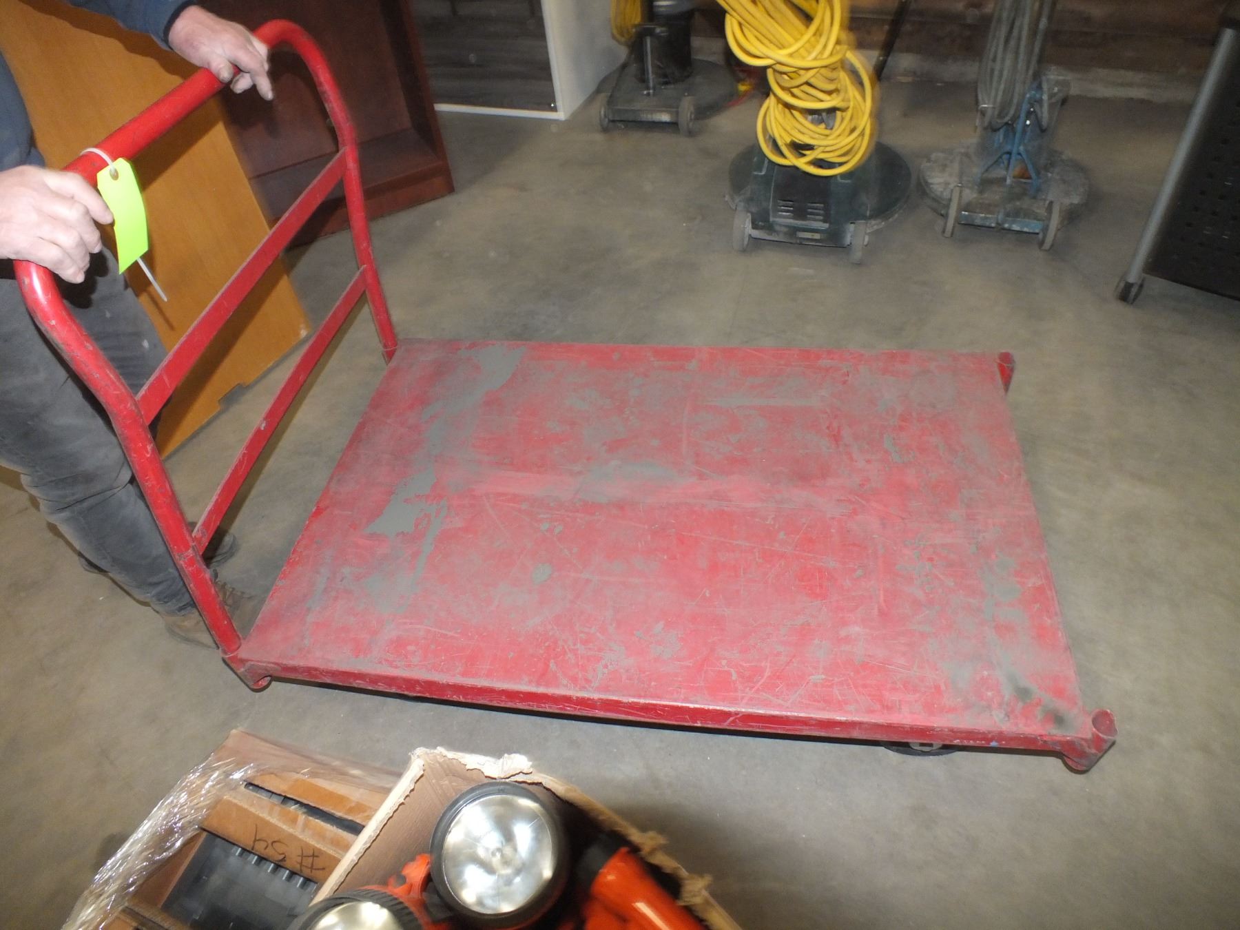 Red Moving Cart On wheels