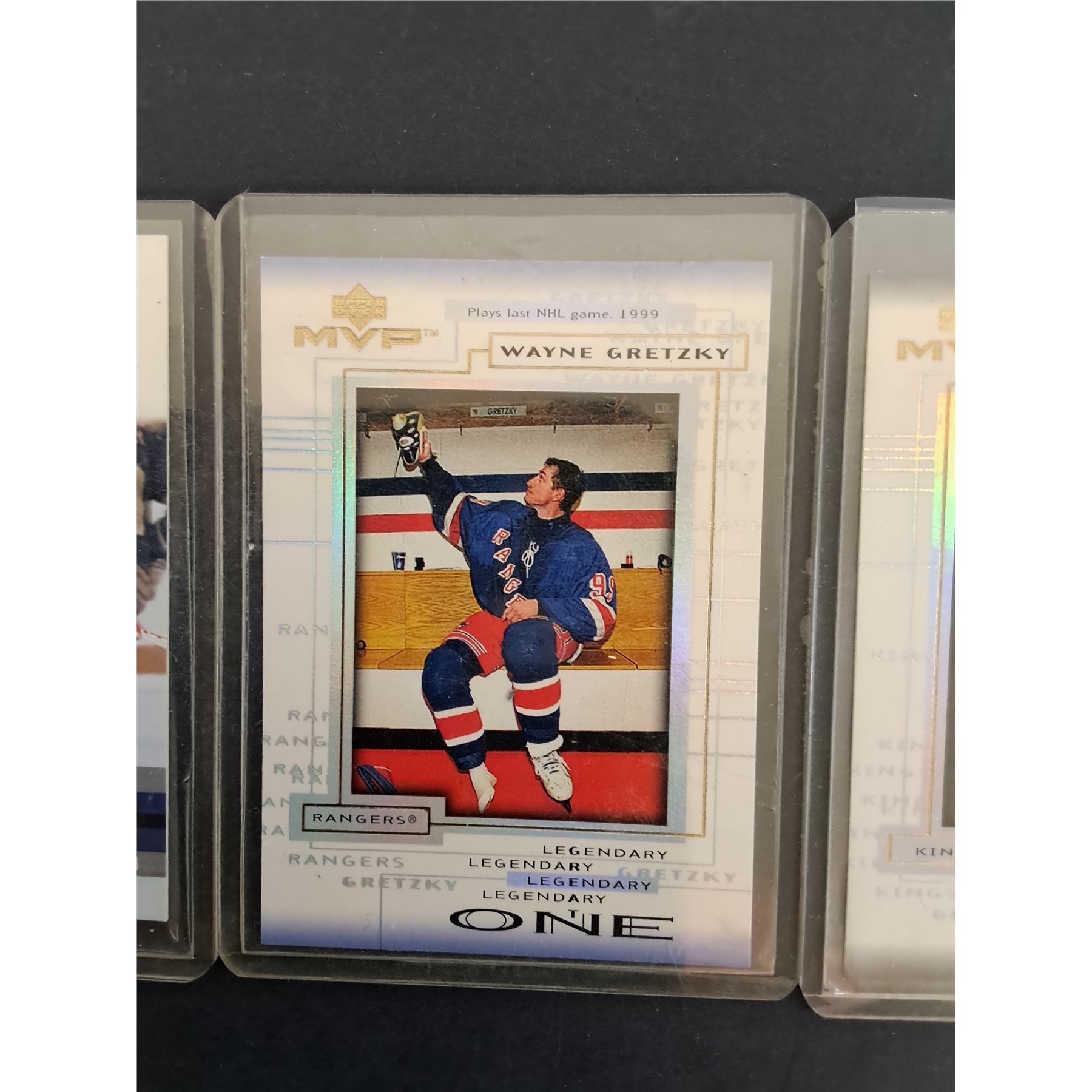 (3) Wayne Gretzky Various Hockey Trading Cards - Bodnarus Auctioneering