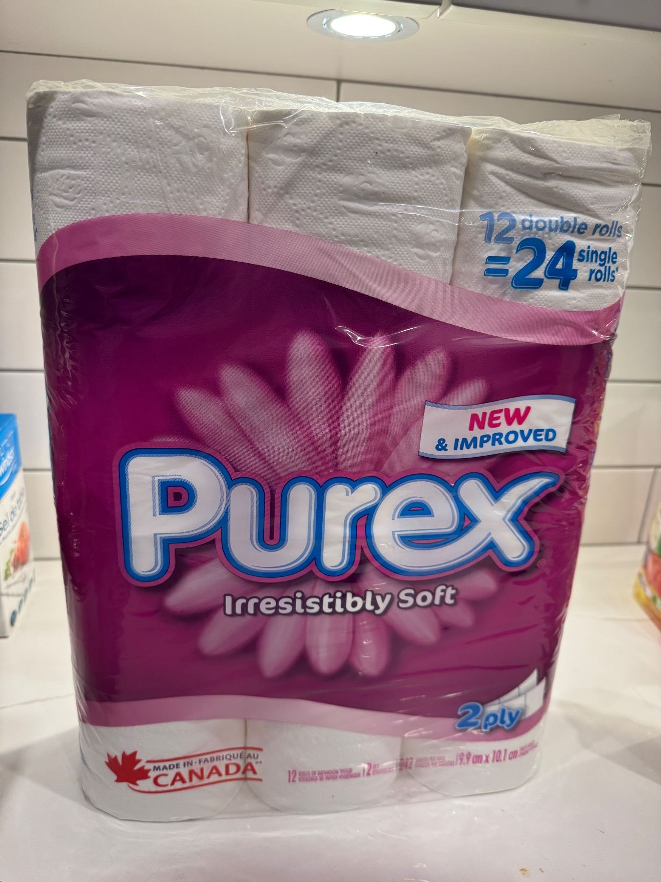 Purex double rolls bathroom tissue
