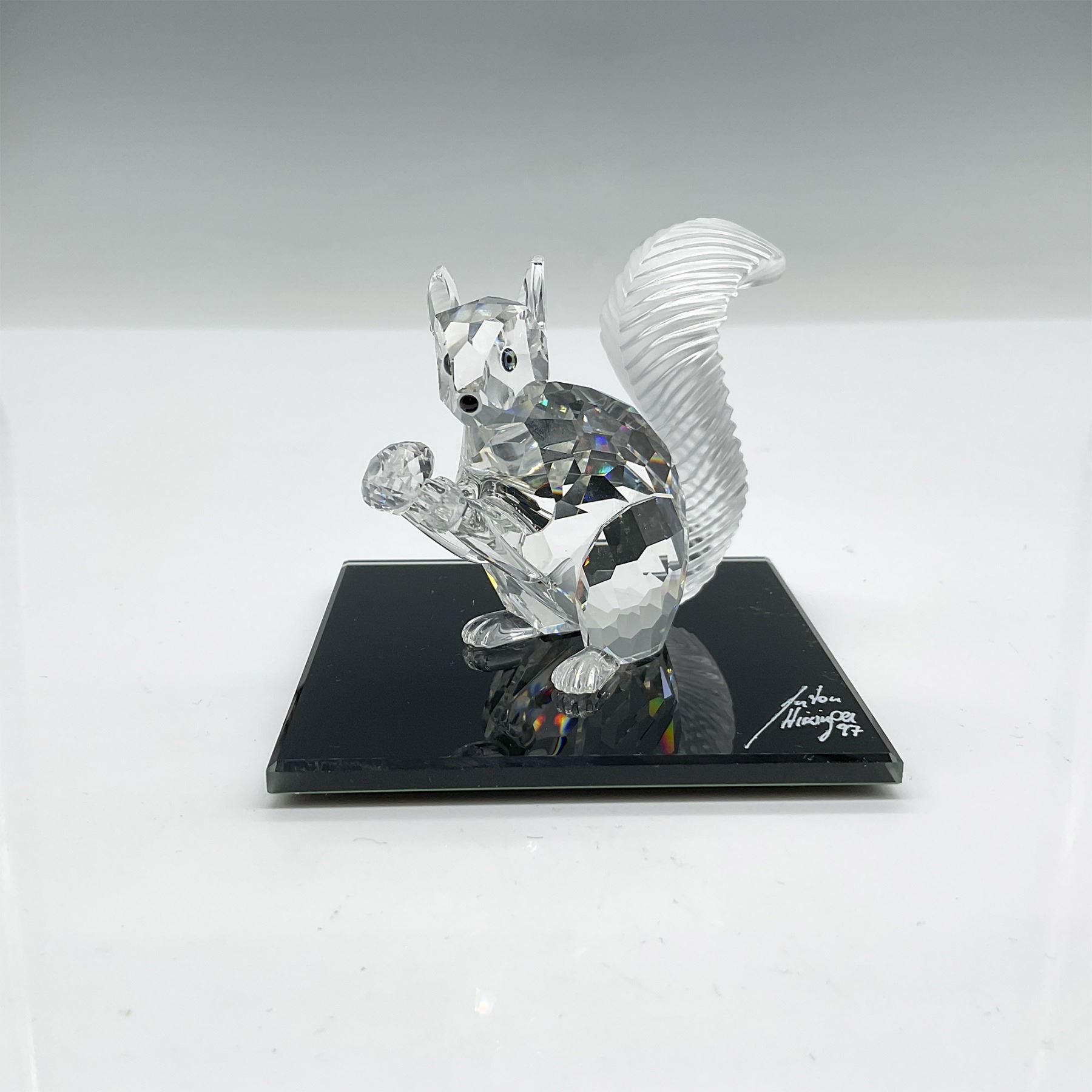 Swarovski SCS Crystal Squirrel Figurine with Original Box