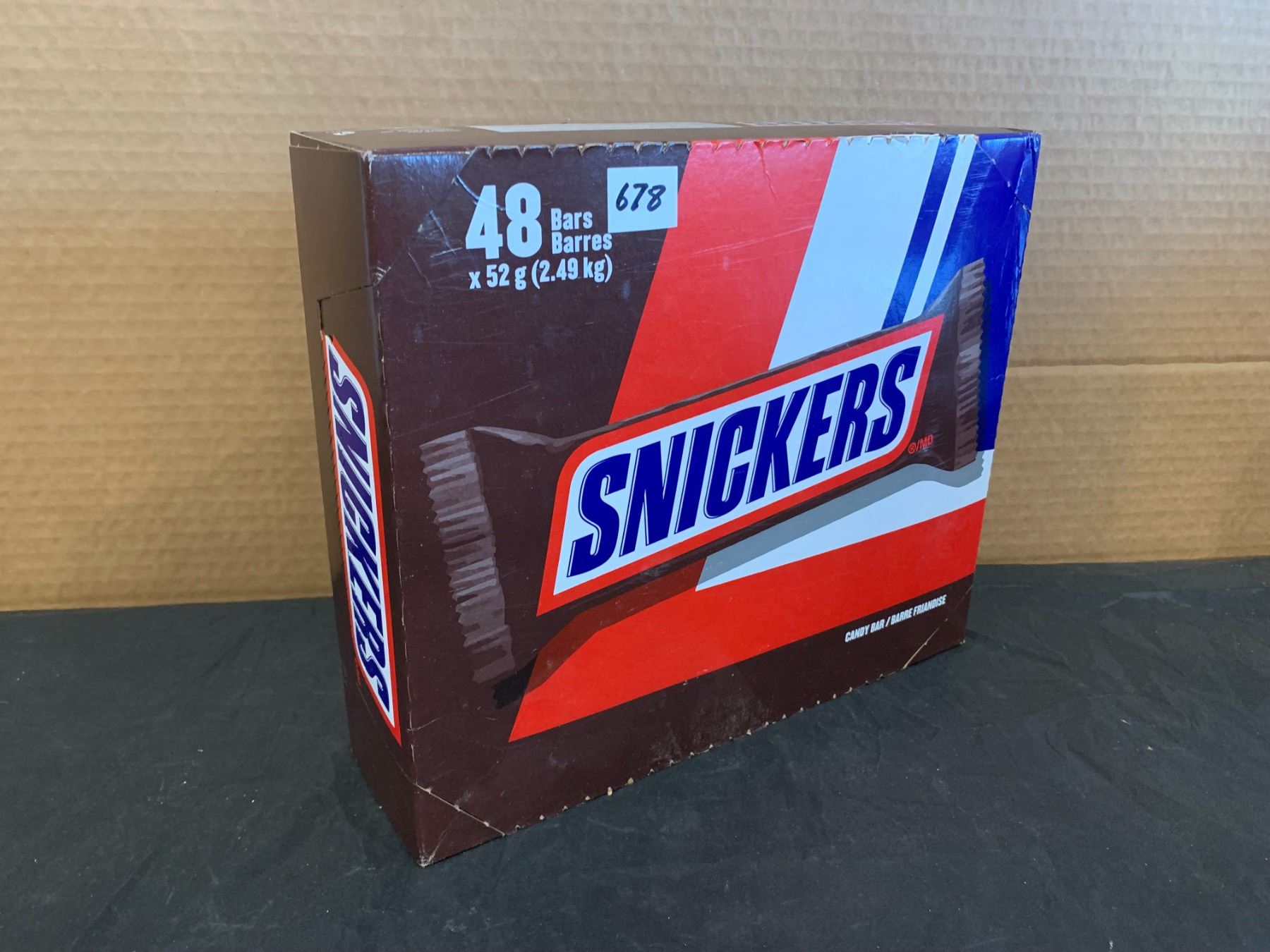 Box of 48 Full Size Snickers Bars
