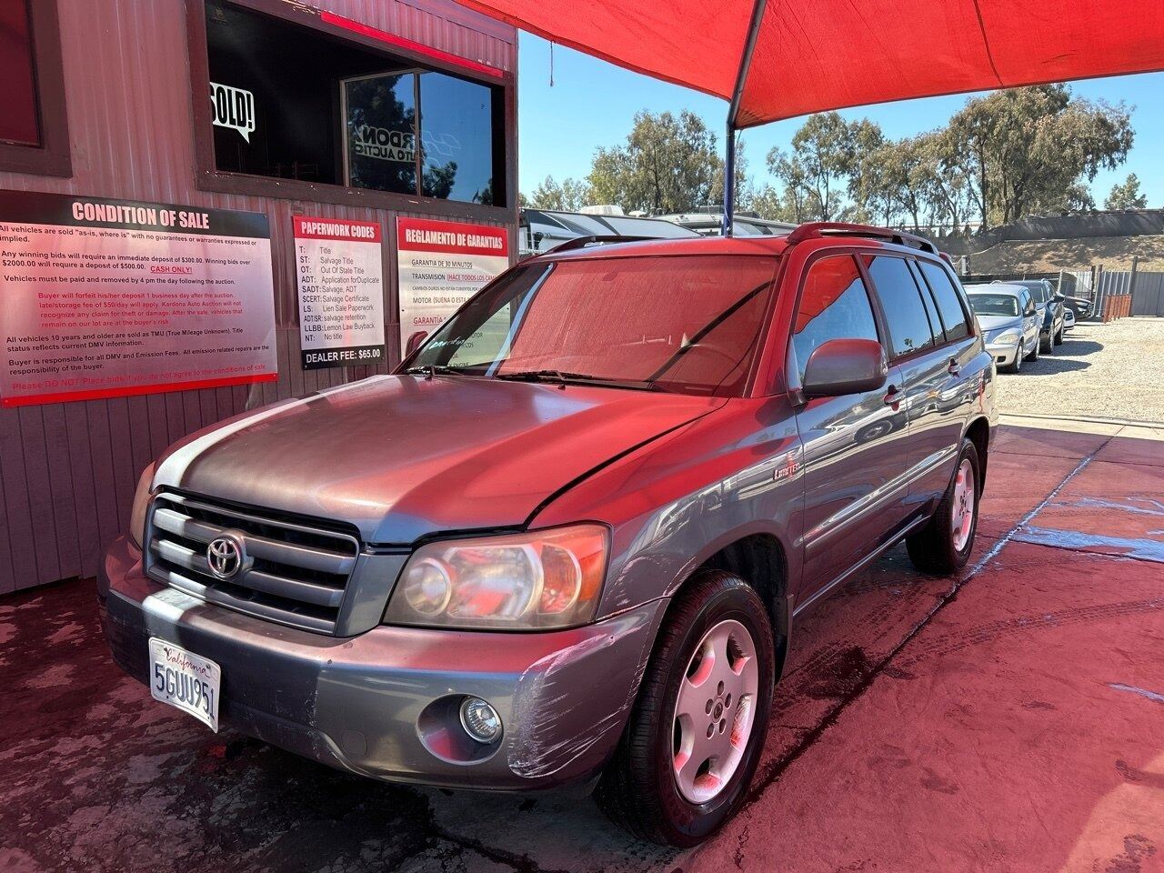 2004 TOYOTA HIGHLANDER