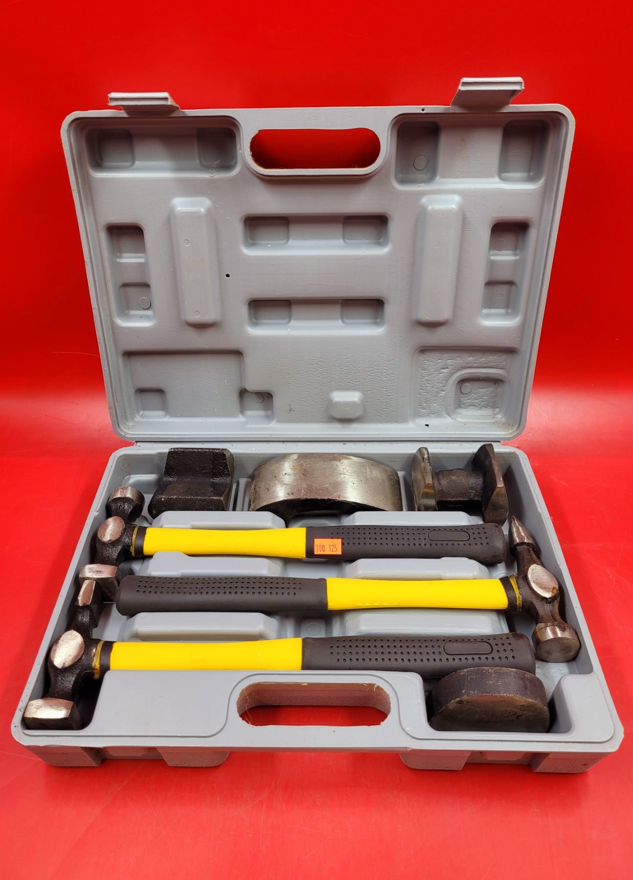 7 Pc. Auto Body Fender Repair Tool Hammer & Dolly Set