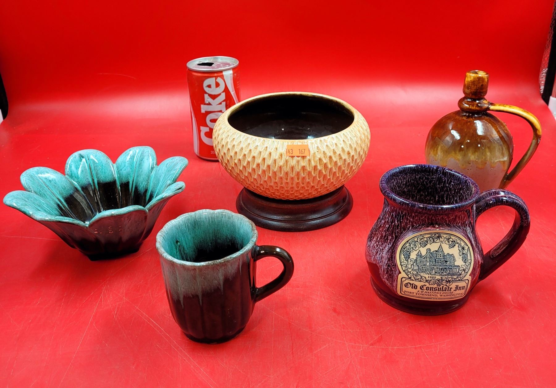 Assorted Pottery Dishes (3 Stamped)