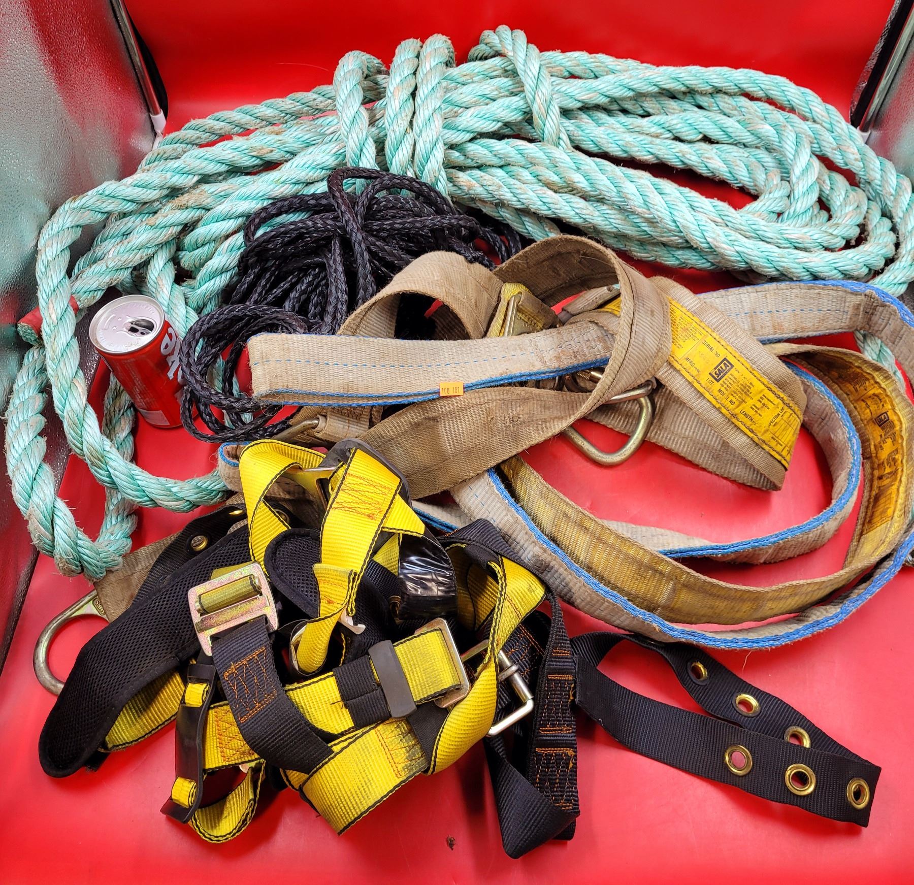 Heavy-Duty Rope, Safety Harness, & Lifting Sling