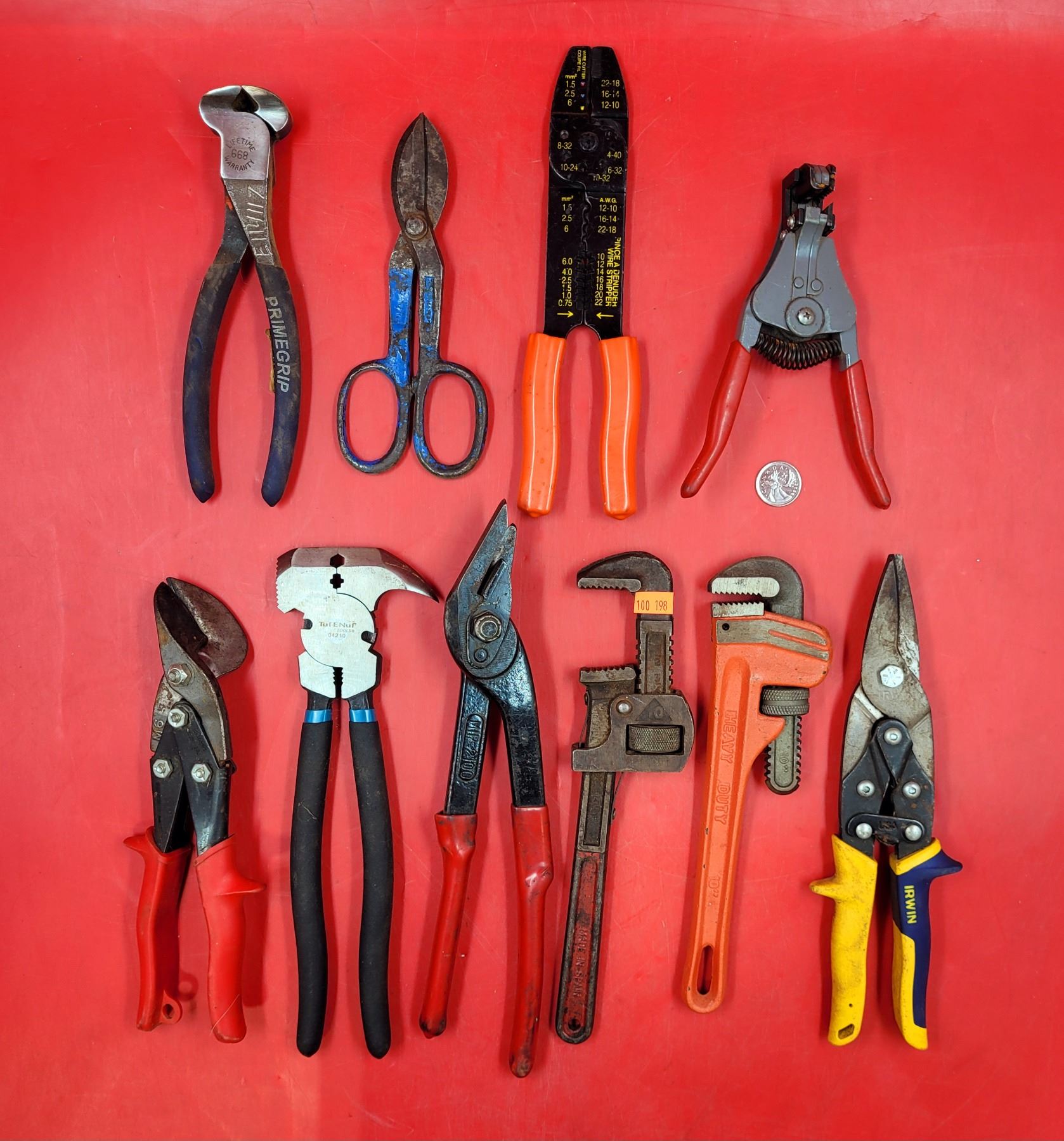 Wrench, Plier, & Cutter Lot