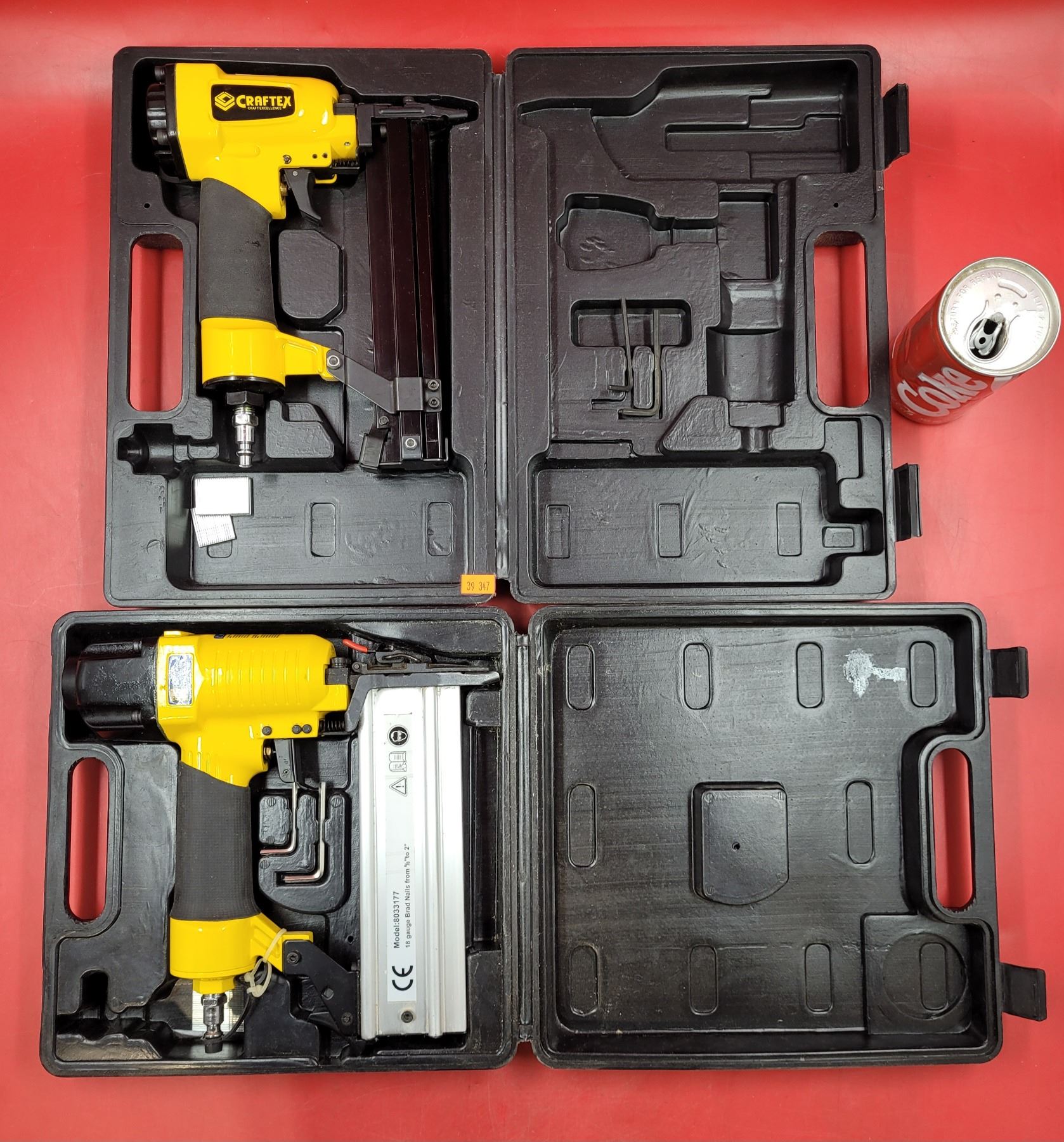 Craftex 2-in-1 Nailer/Stapler & Power Fist 2" Air Brad Nailer