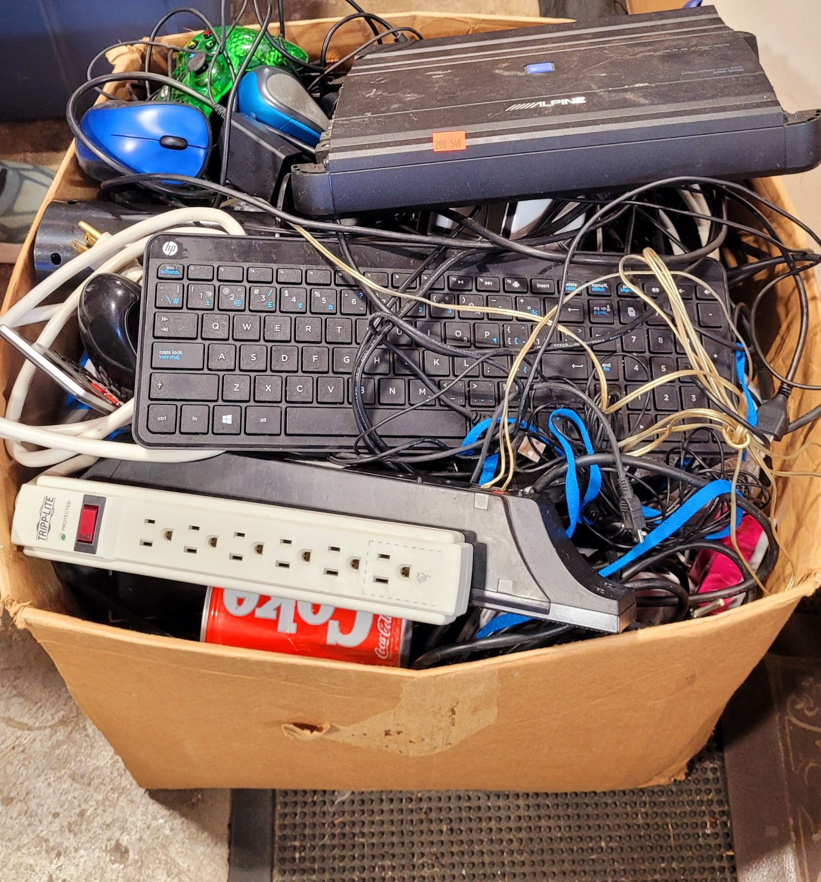 Misc. Box Of Electronics