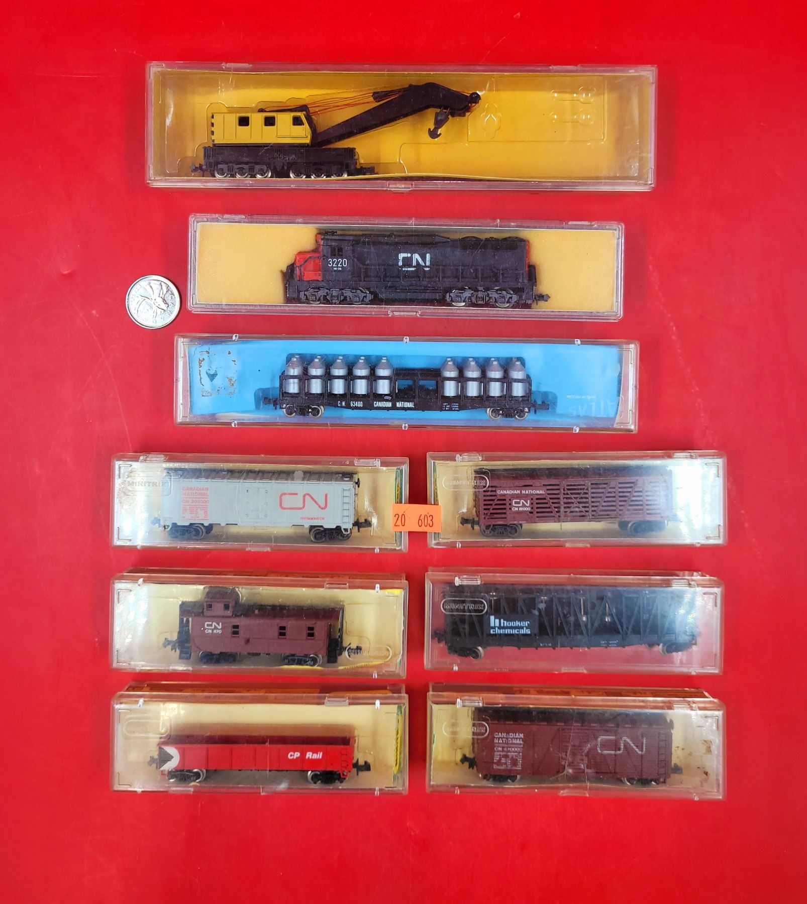 Assorted Lot Of Train Models (CP Rail, CN, PMI, Etc.)