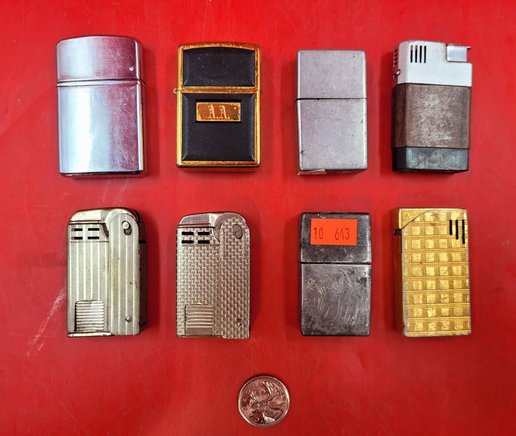 Assorted VTG Metal Lighters