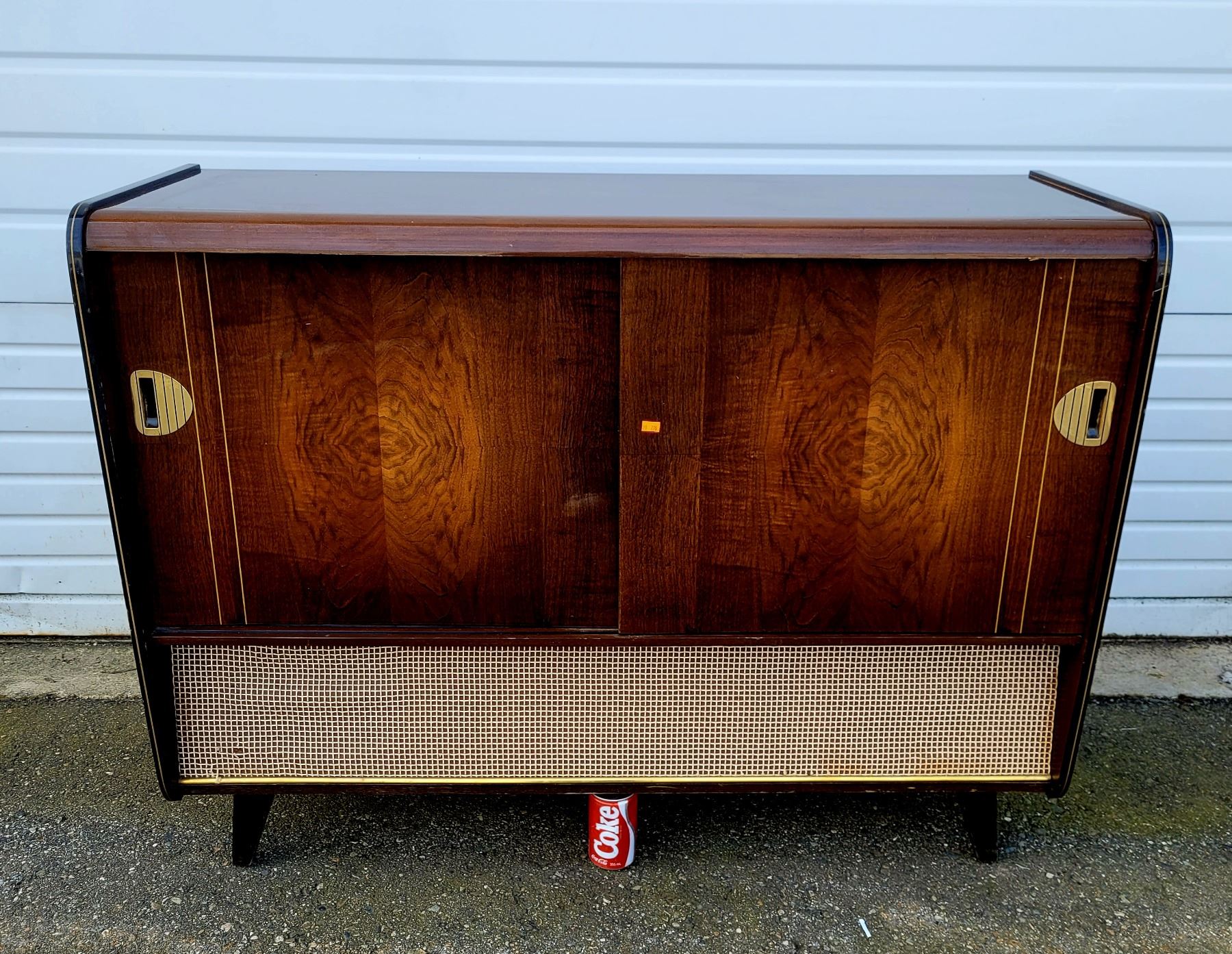 VTG Loewe Opta Stereo Console (Radio, Record Player, & Bar Cabinet)
