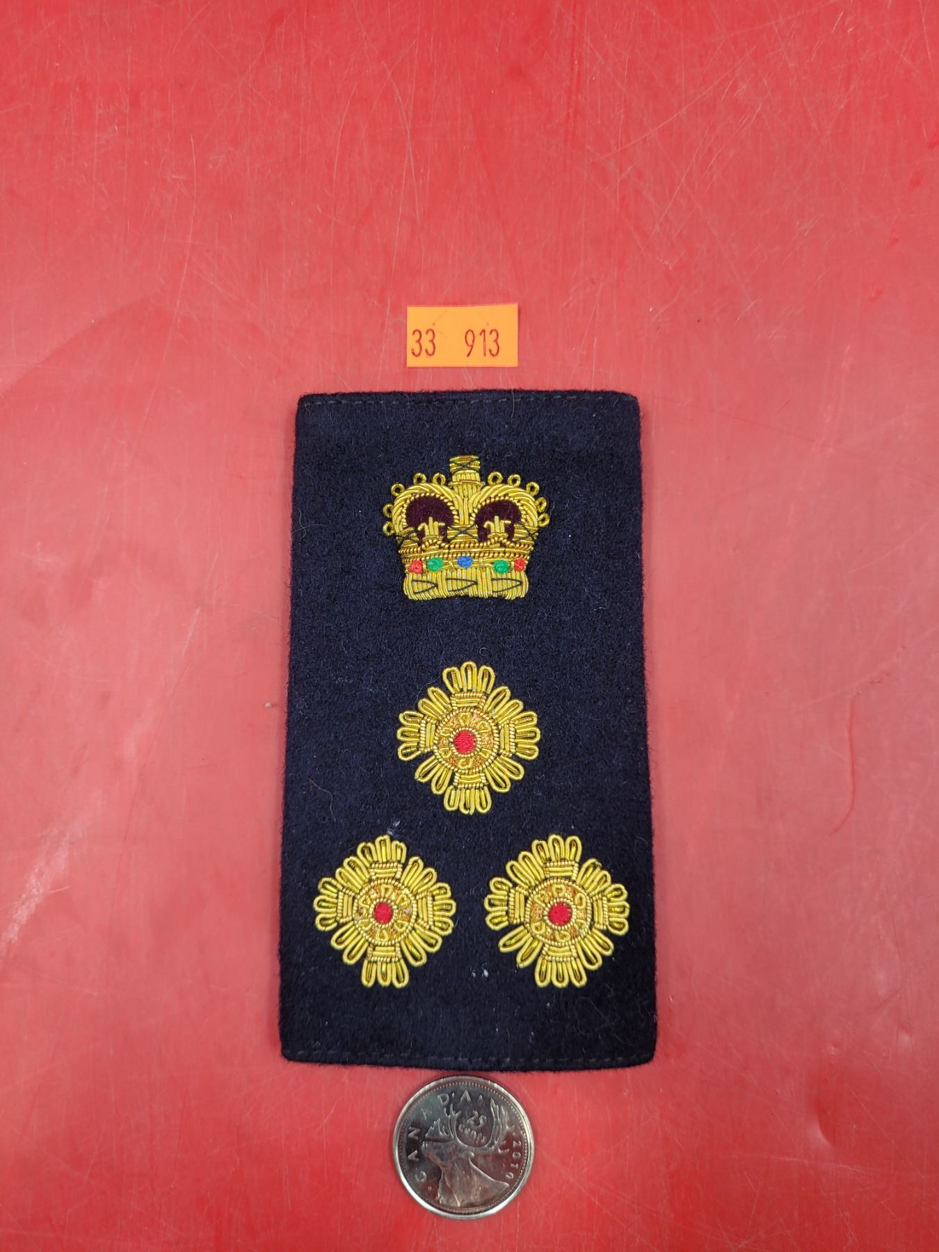 VPD Chief Constable Insignia Shoulder Board Epaulette