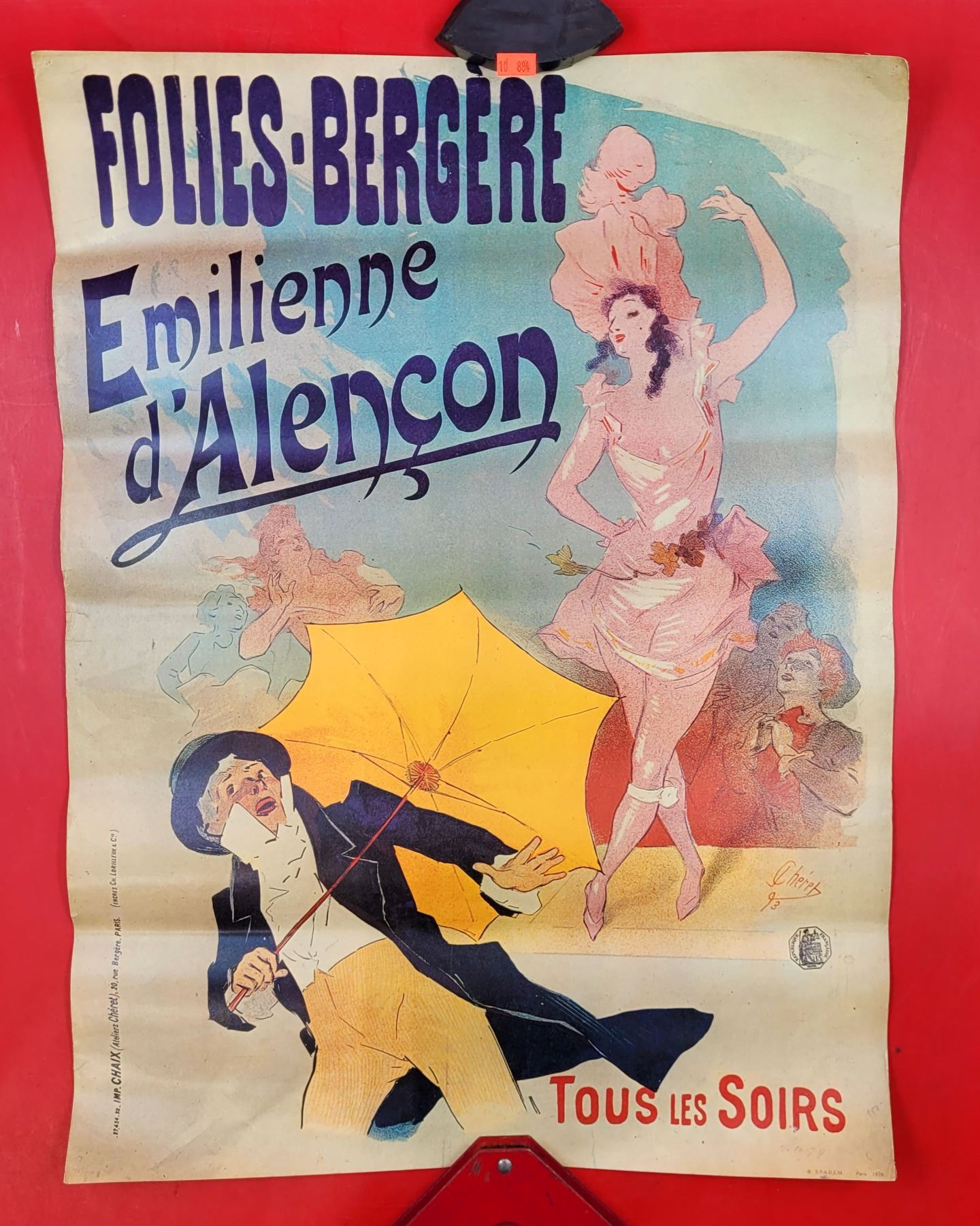 VTG French Opera Advertising Poster