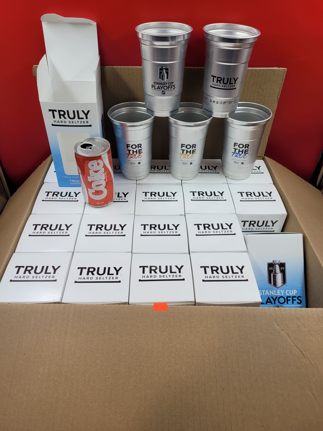 Box Of Truly Hard Seltzers