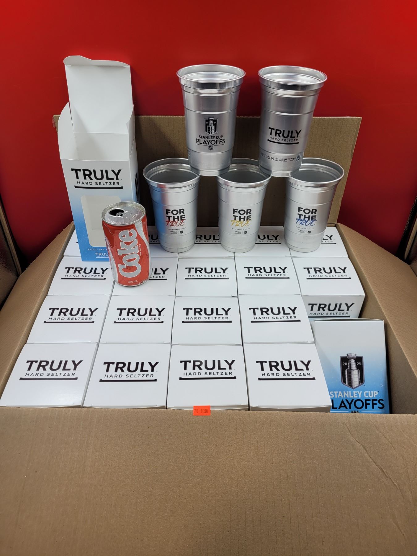 Box Of Truly Hard Seltzers