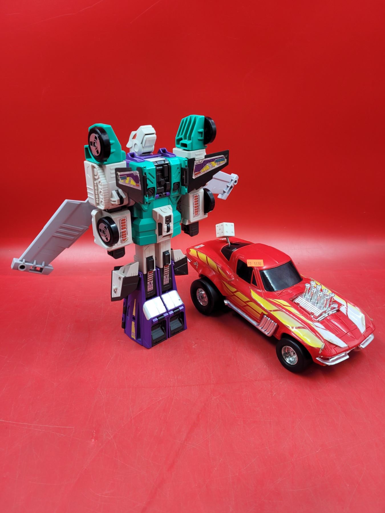 Hasbro G1 Transformers Action Figure & Matchbox Car