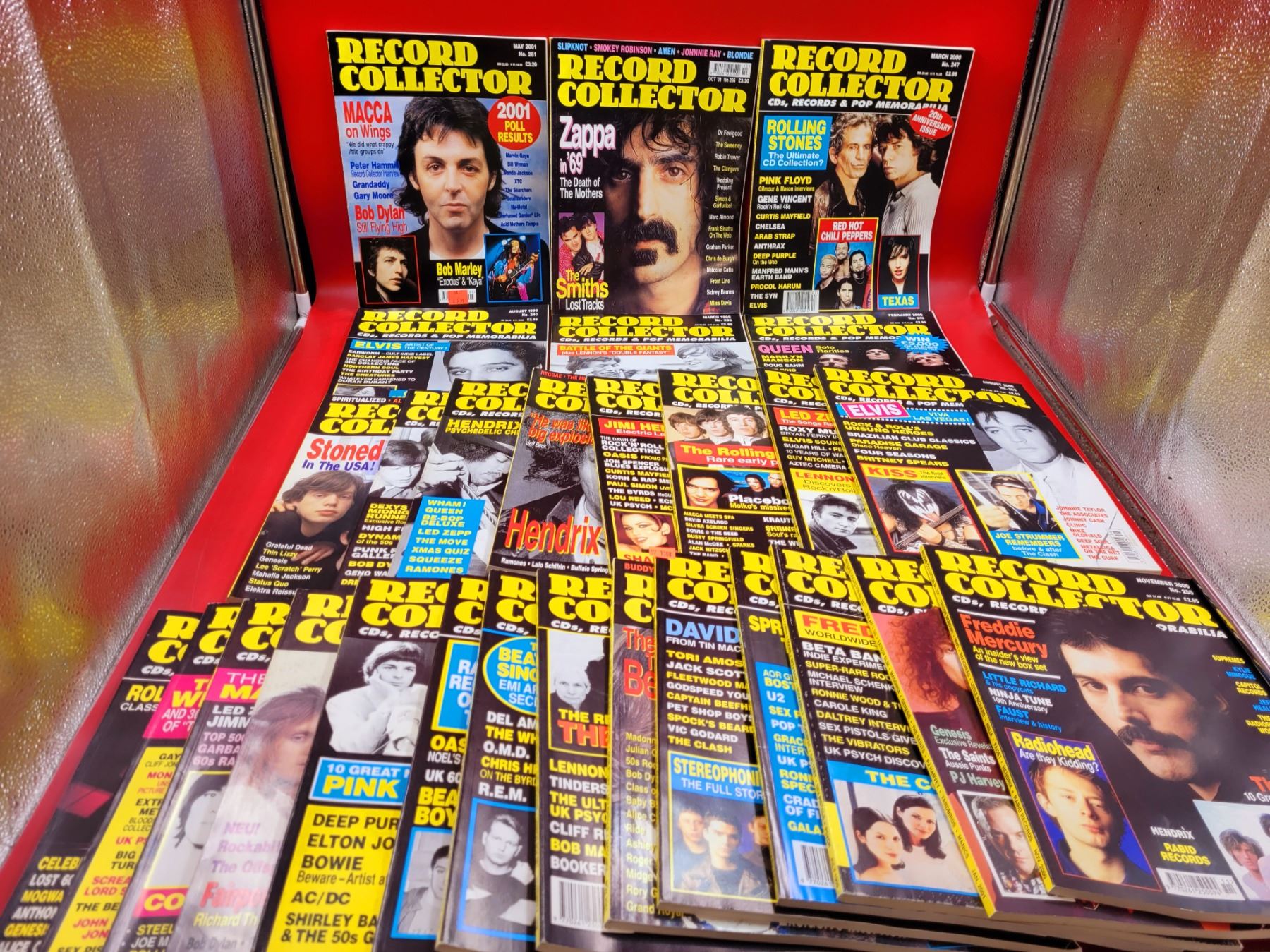 Large Lot Of Record Collector Magazines