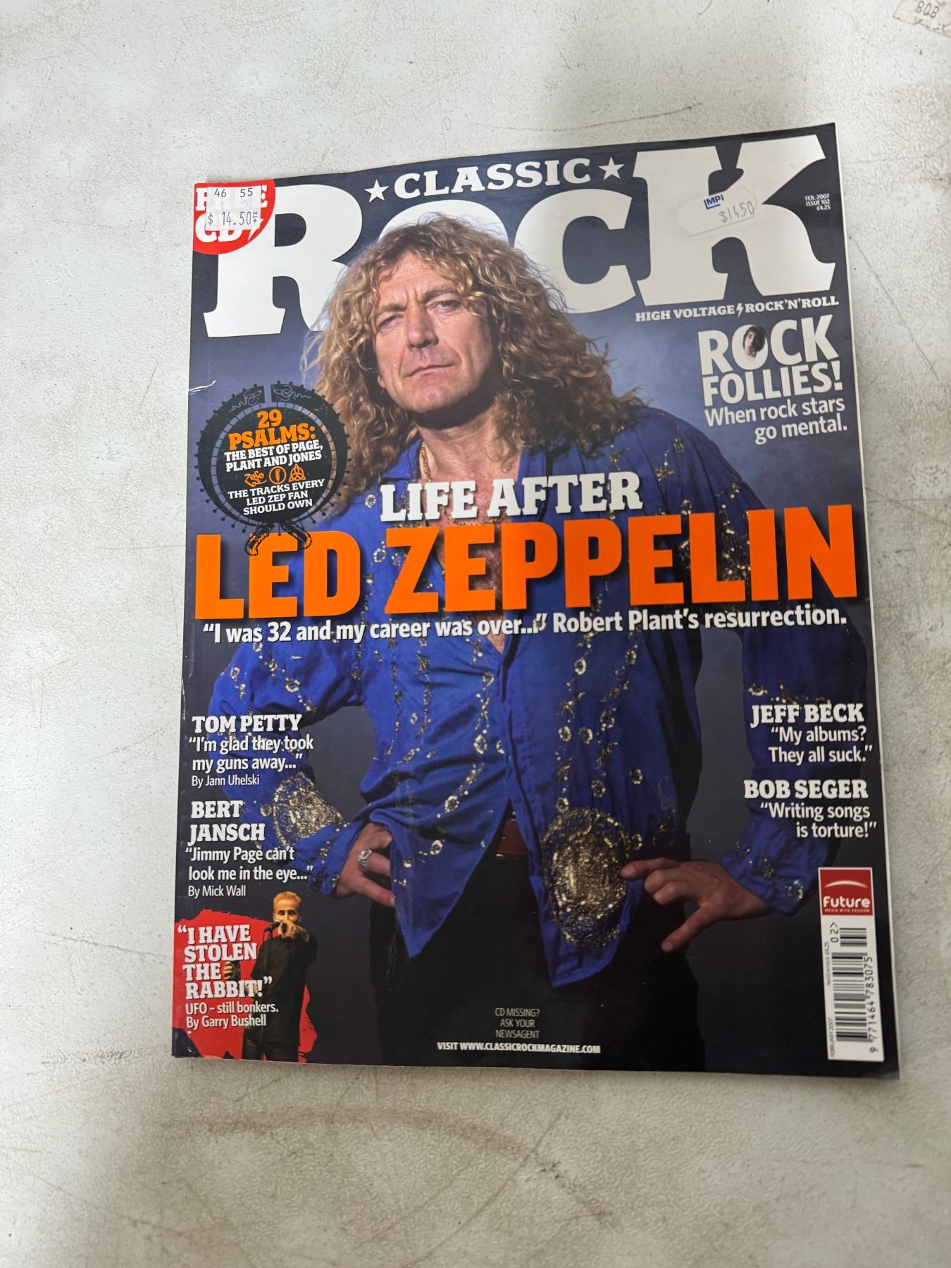 Led Zeppelin music magazine