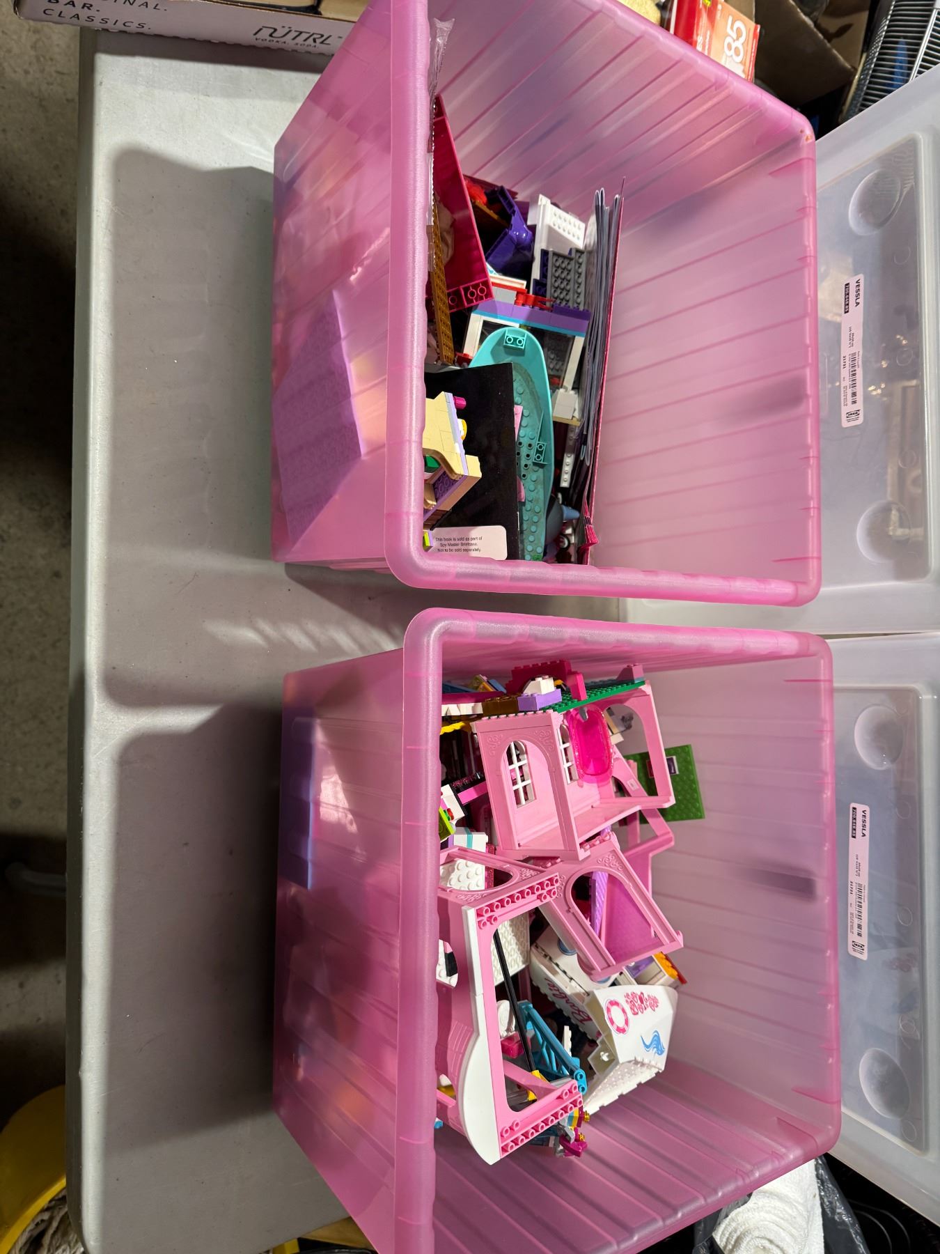 Bins of Lego