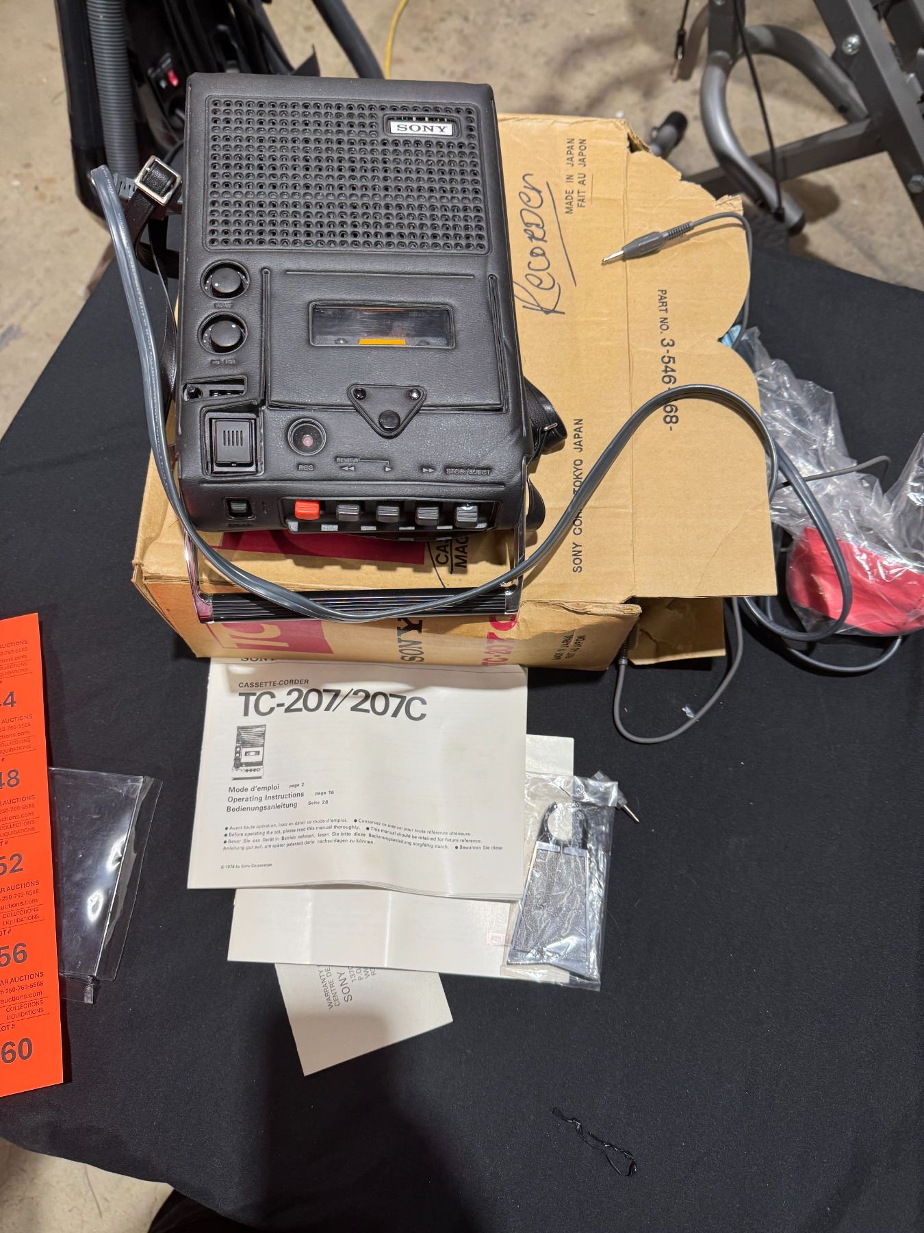 Sony TC-207/207X cassette corder