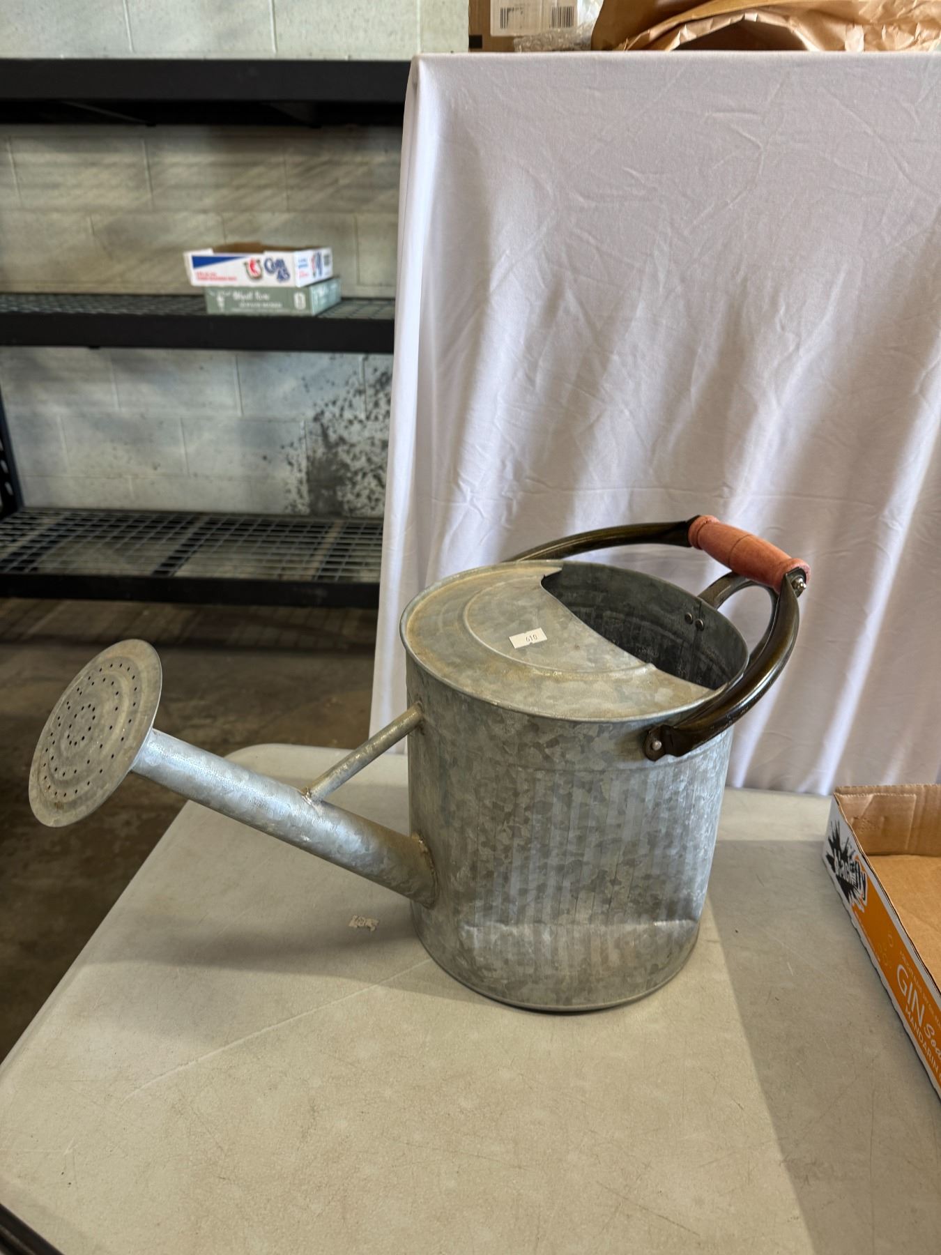 Rustic watering can