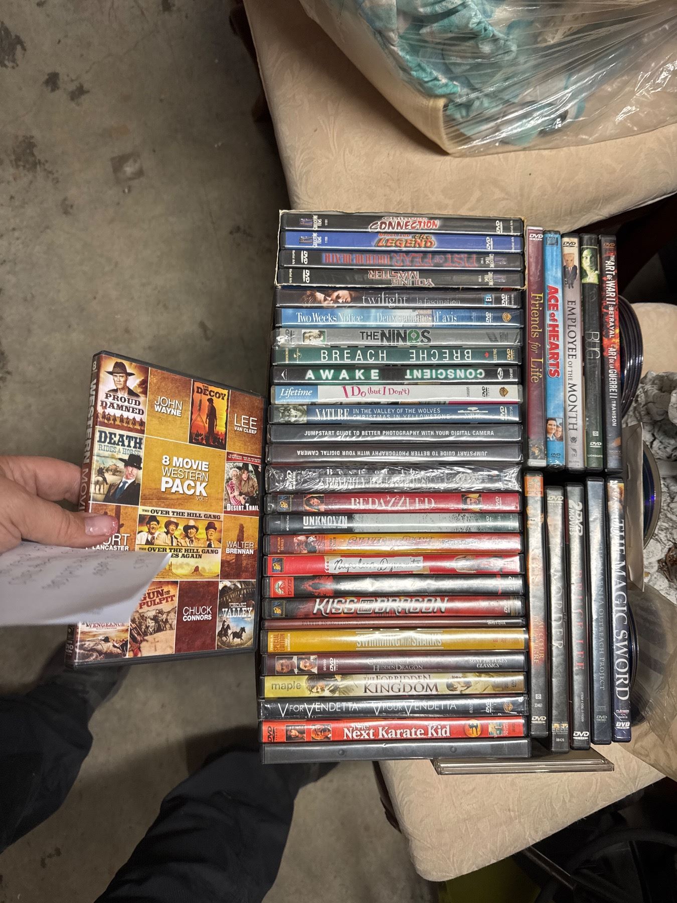 Assorted DVDs vintage