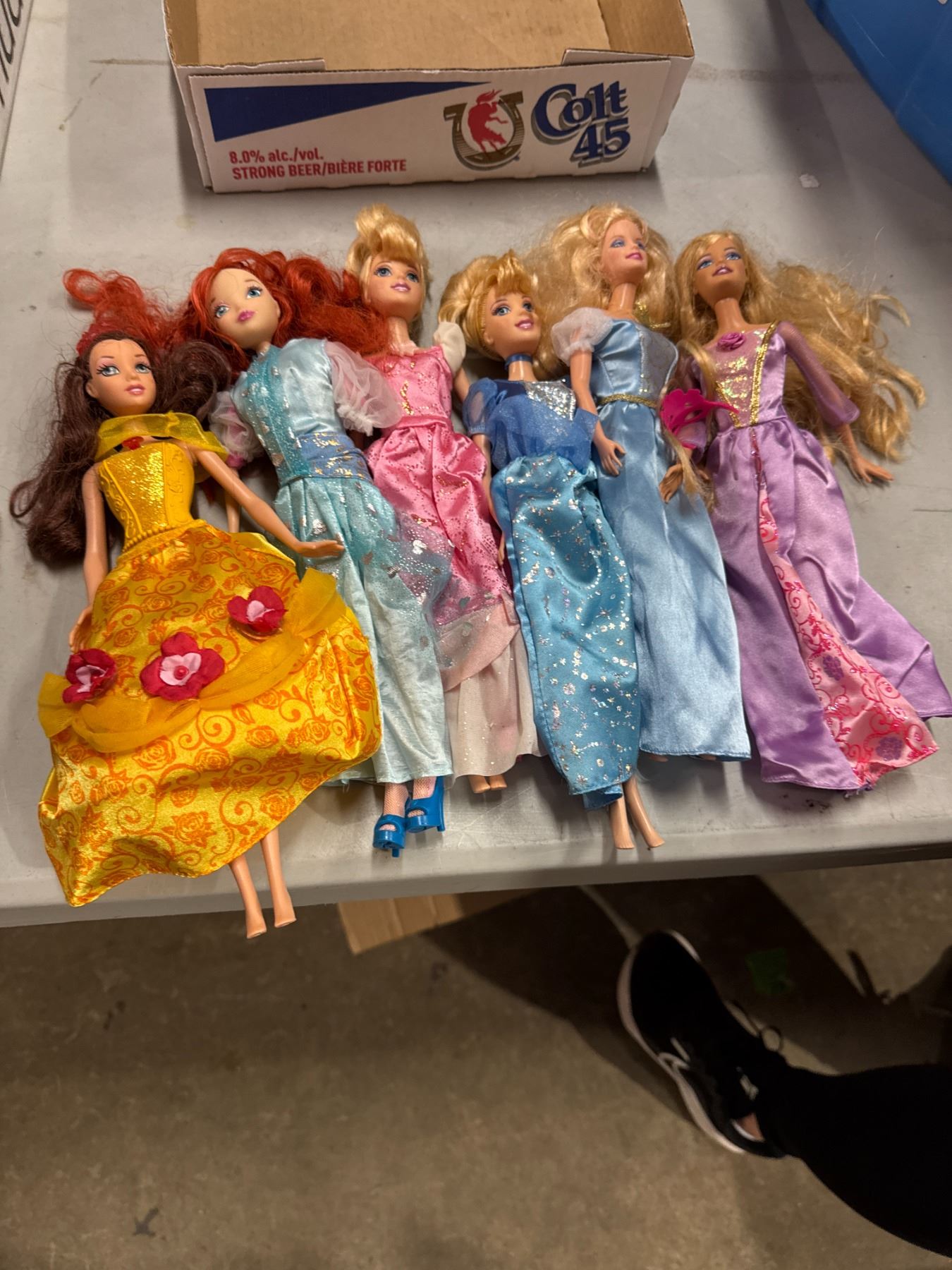 Disney princess Barbies