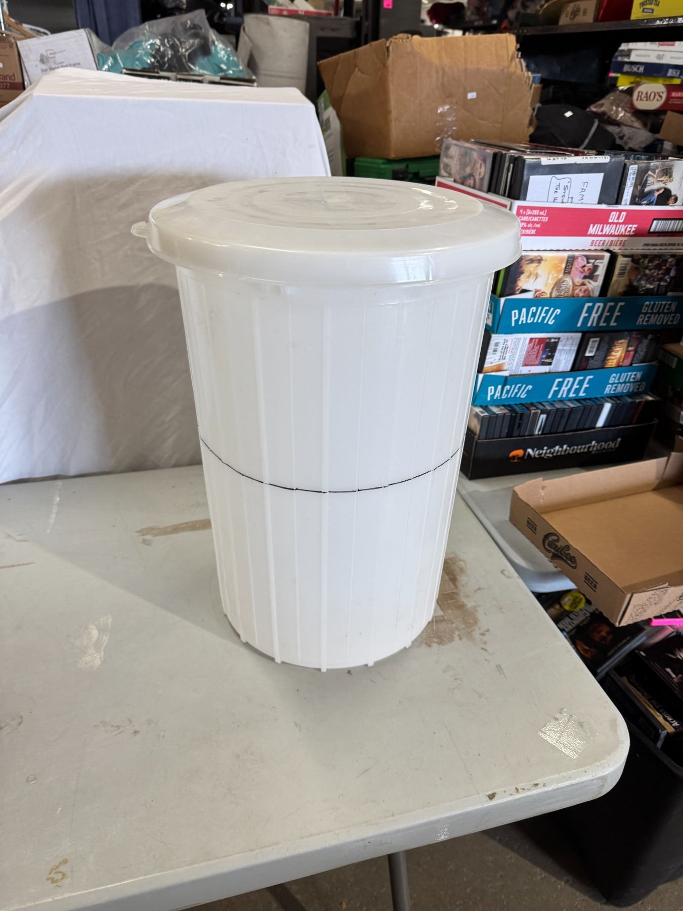 Lidded container