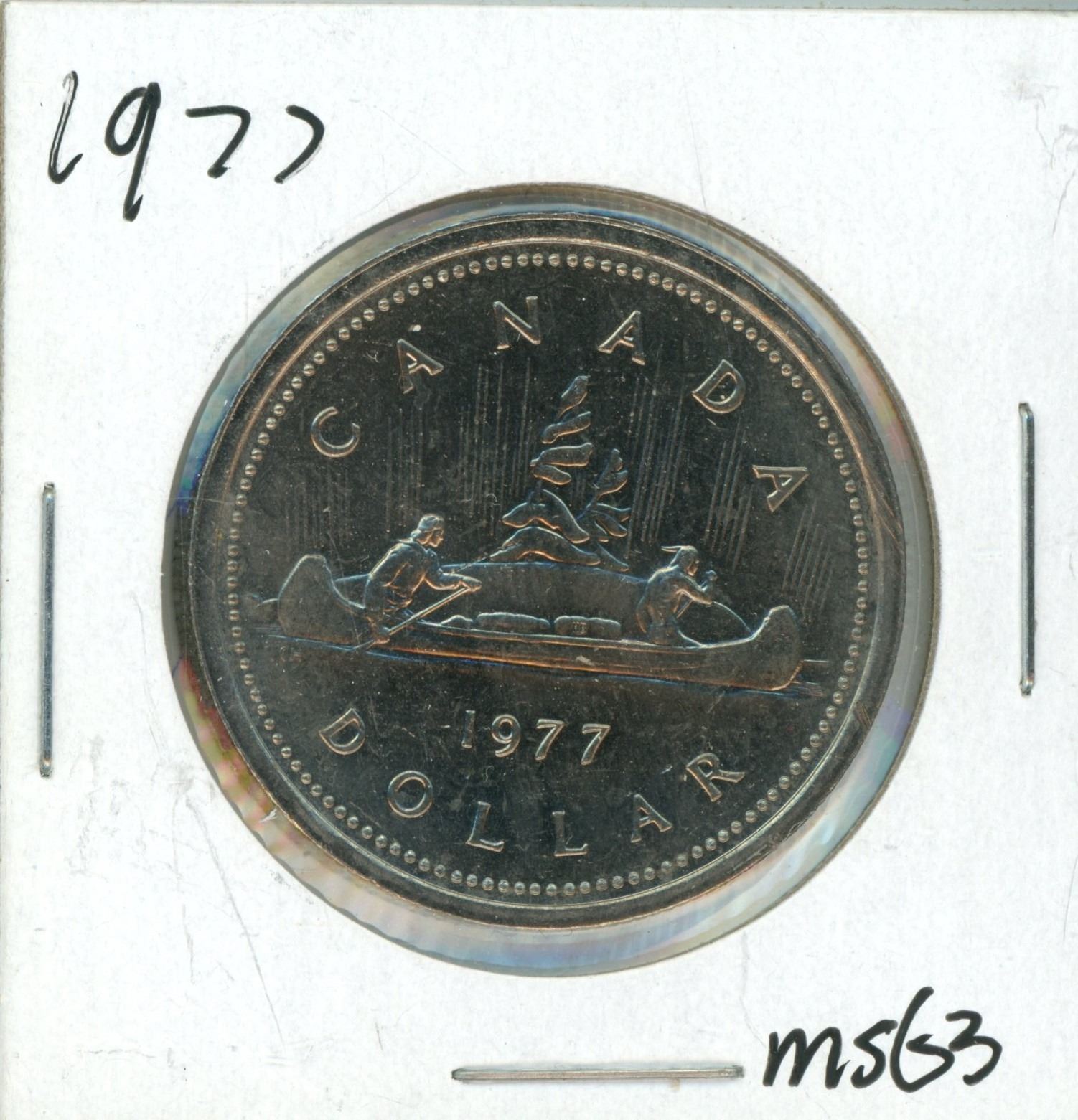 1977 MS63 canadian dollar - Schmalz Auctions