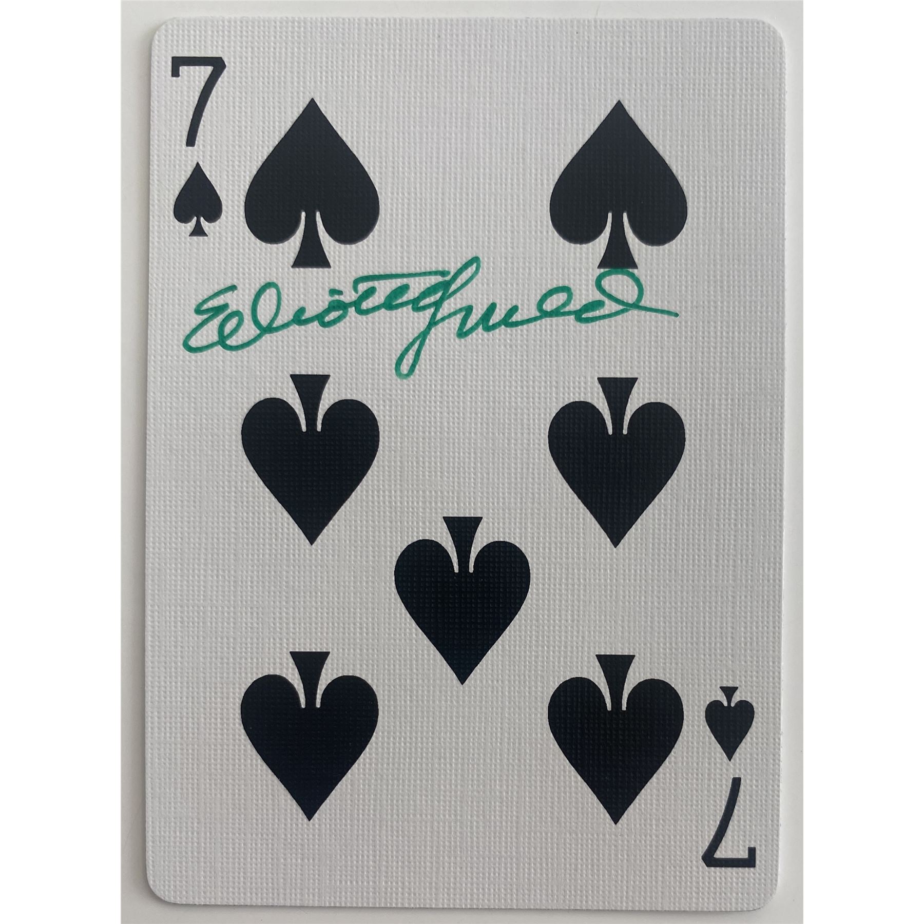 Elliott Gould signed playing card
