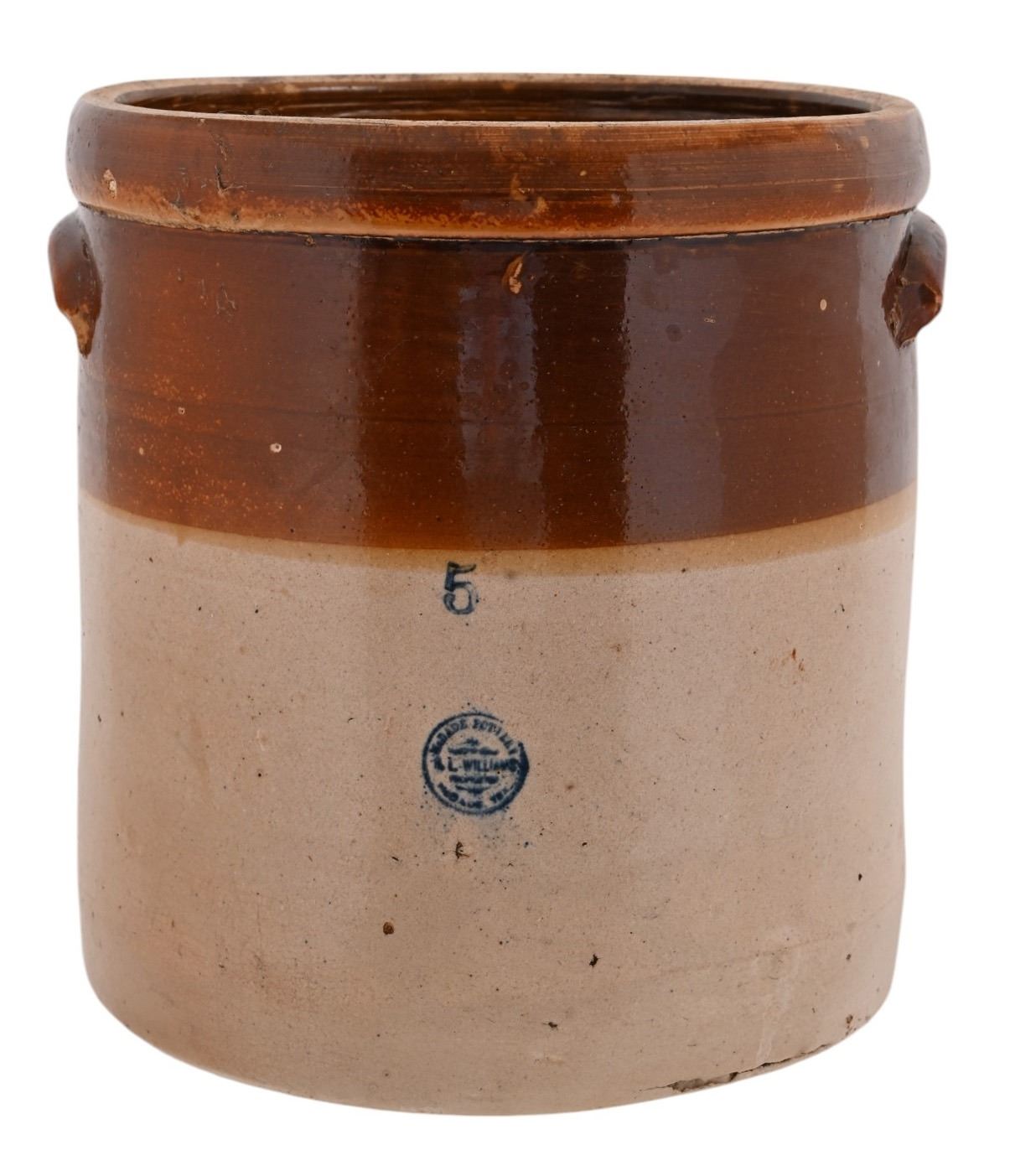 McDade 5 Gallon Stoneware Crock