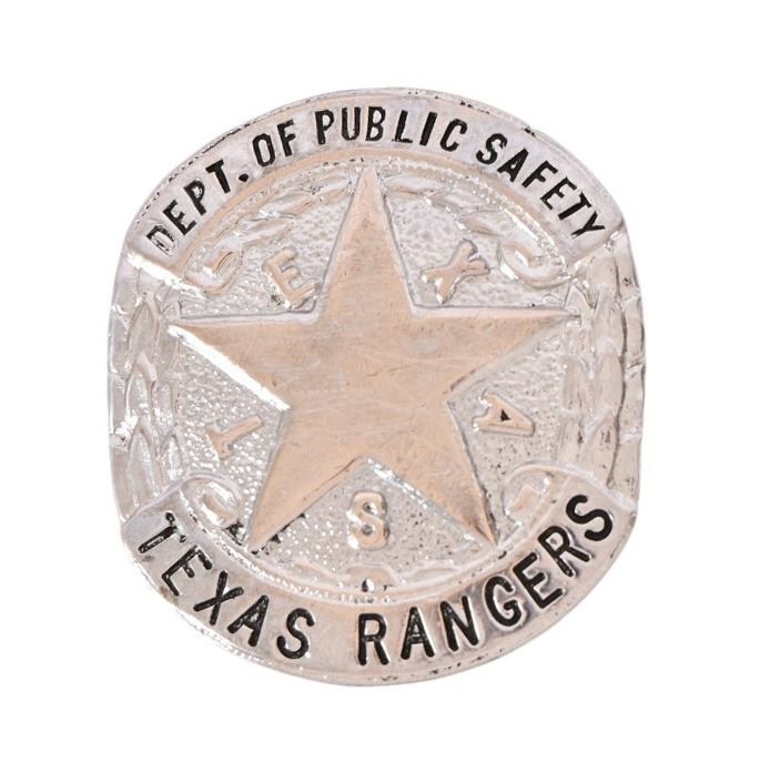 Texas Ranger Jerome Preiss' Shield Badge