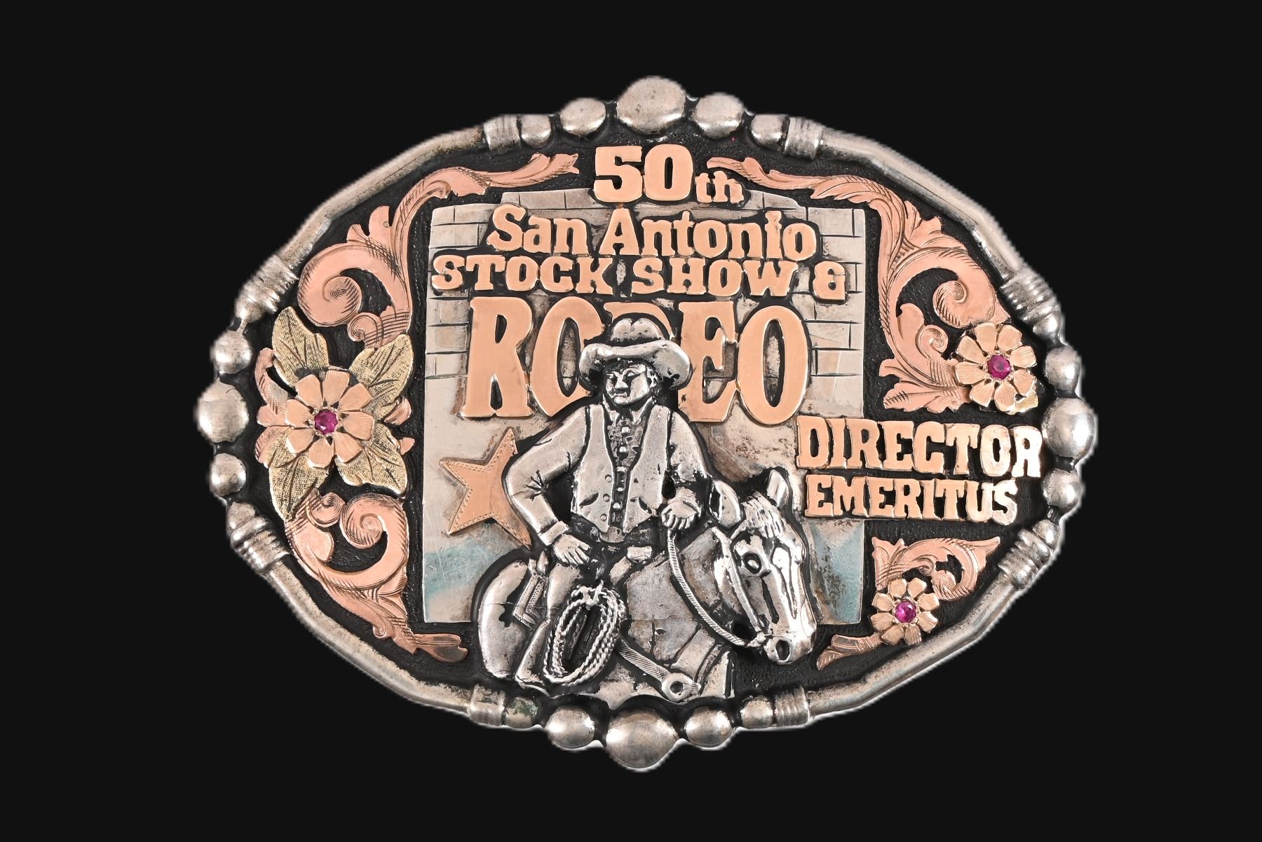 San Antonio Stock Show & Rodeo Director Buckle