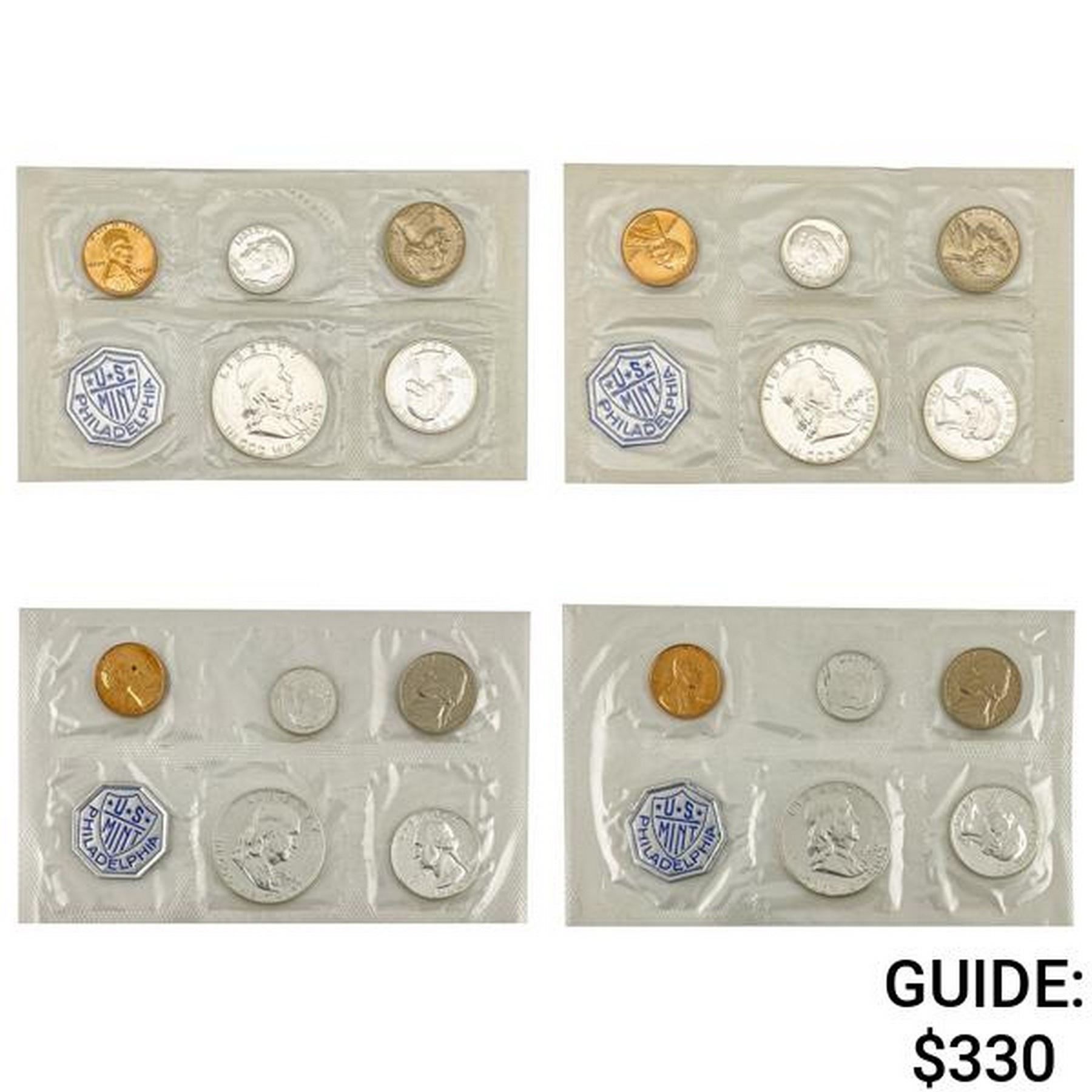 [4] 1960 US Proof Sets [20 Coins]