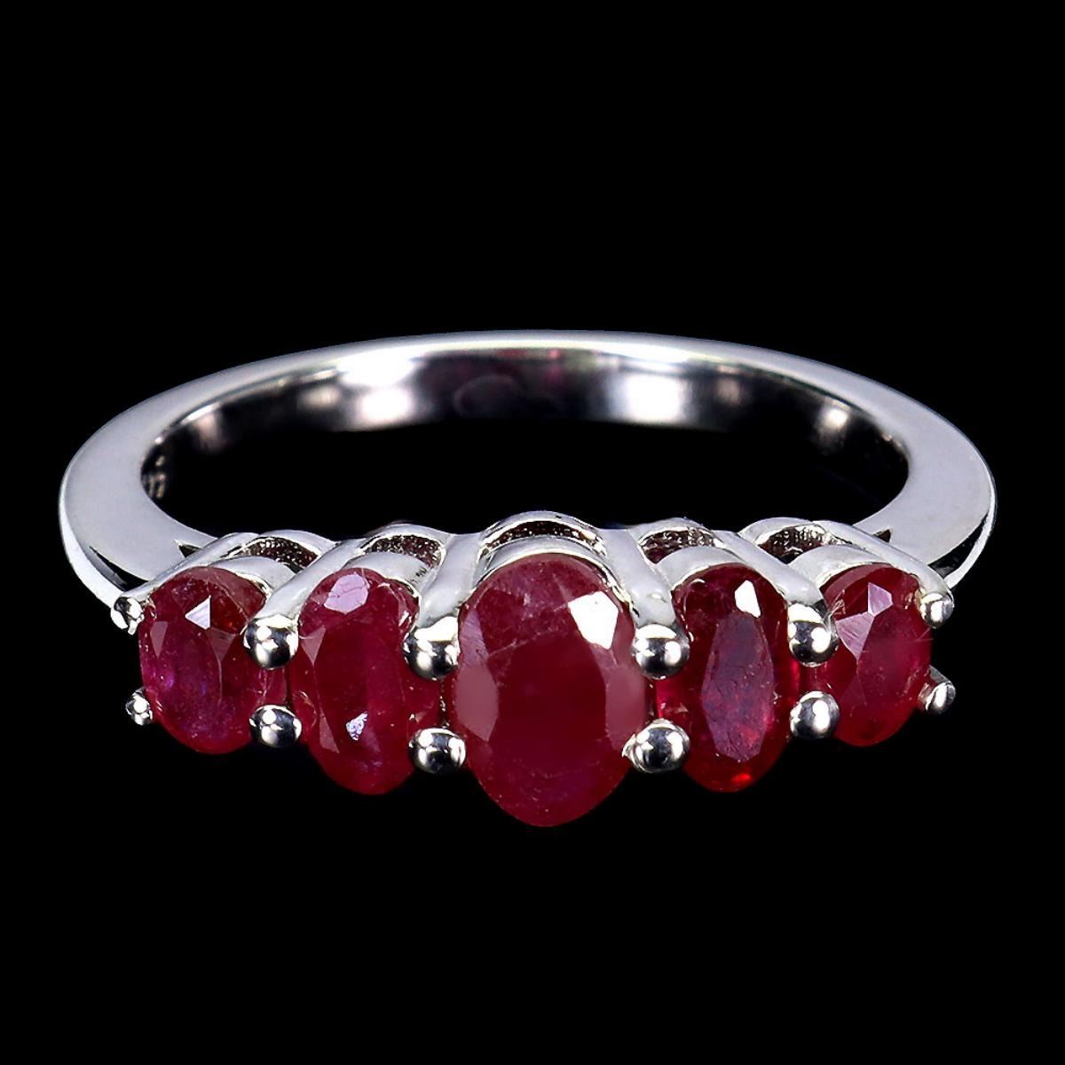 Natural Pigeon Blood Red Ruby Ring