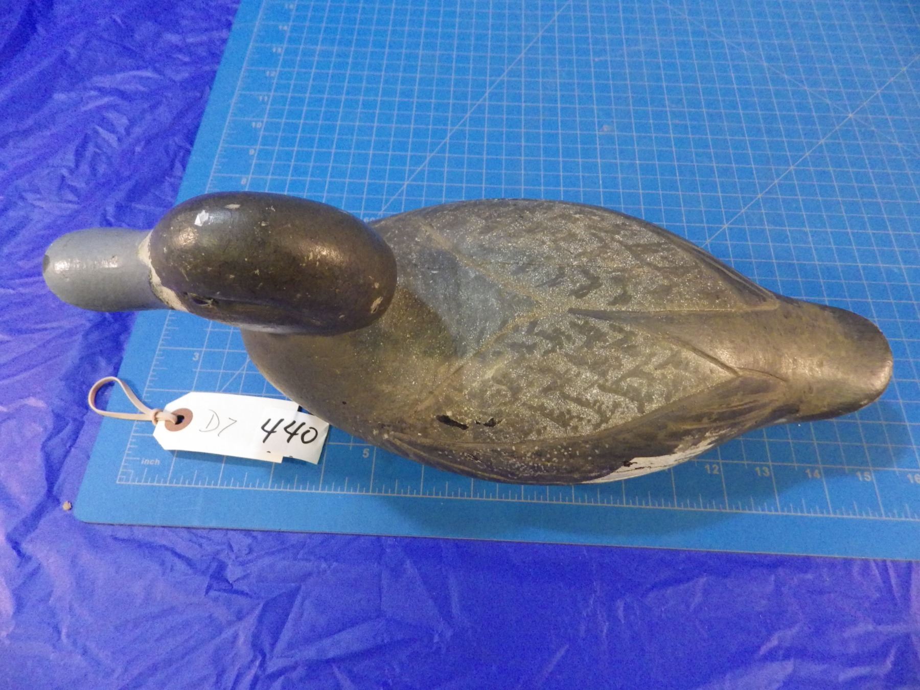 Decoy of a female Bluegill by well-known Wolfe's Island Ontario carver ...