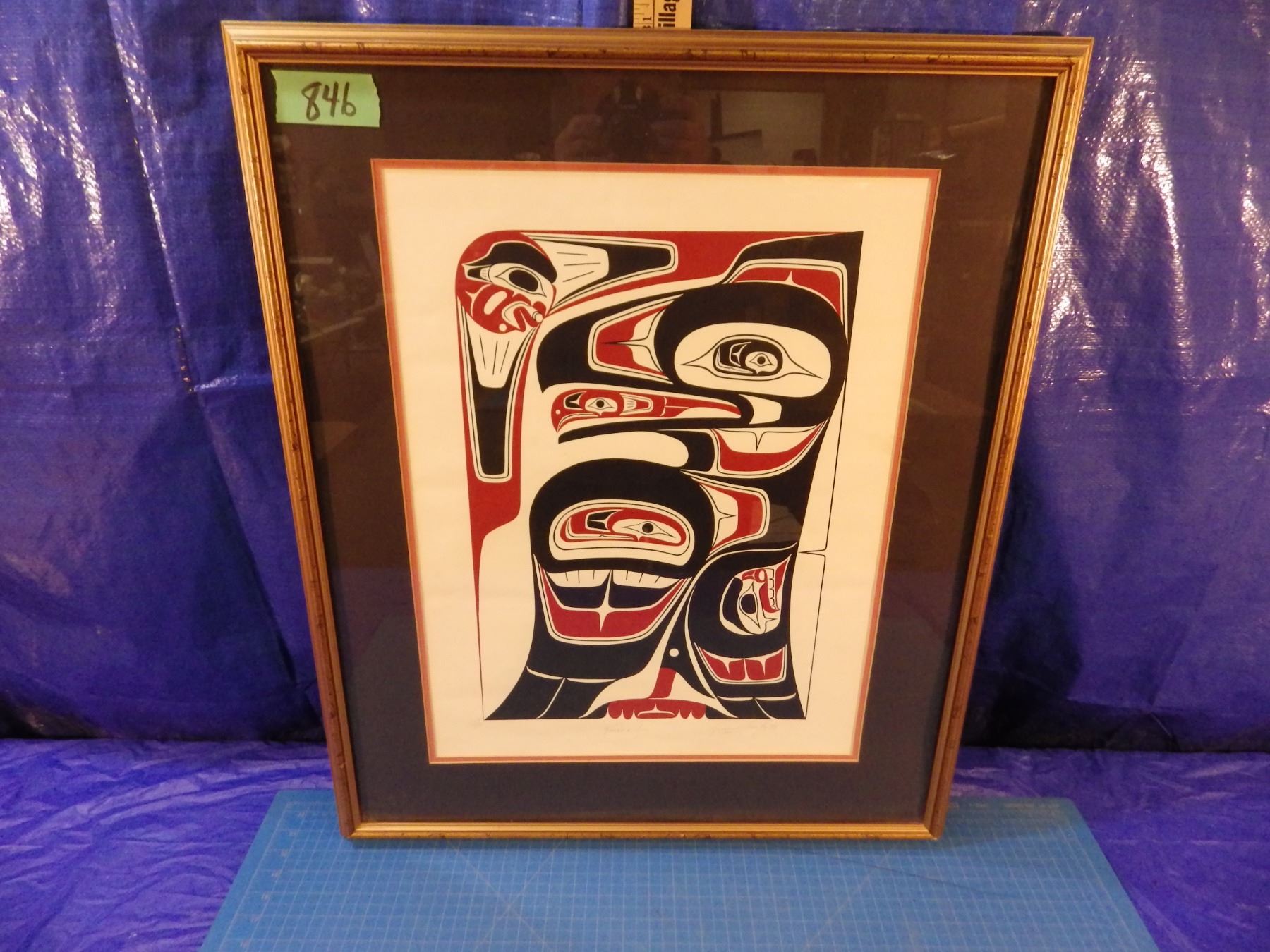 Art Work, 209/300, Raven & Sun, SIGNED " Richard Shorty 95 Yukon