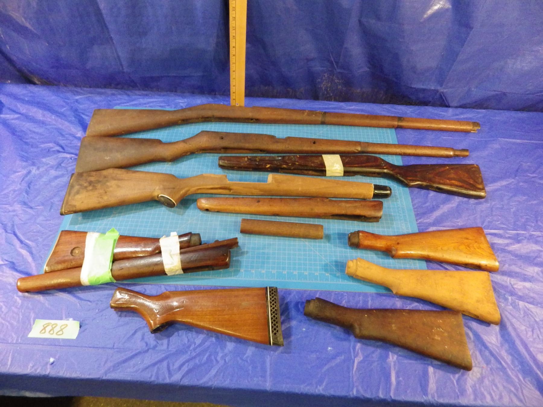 Lot of various stocks.