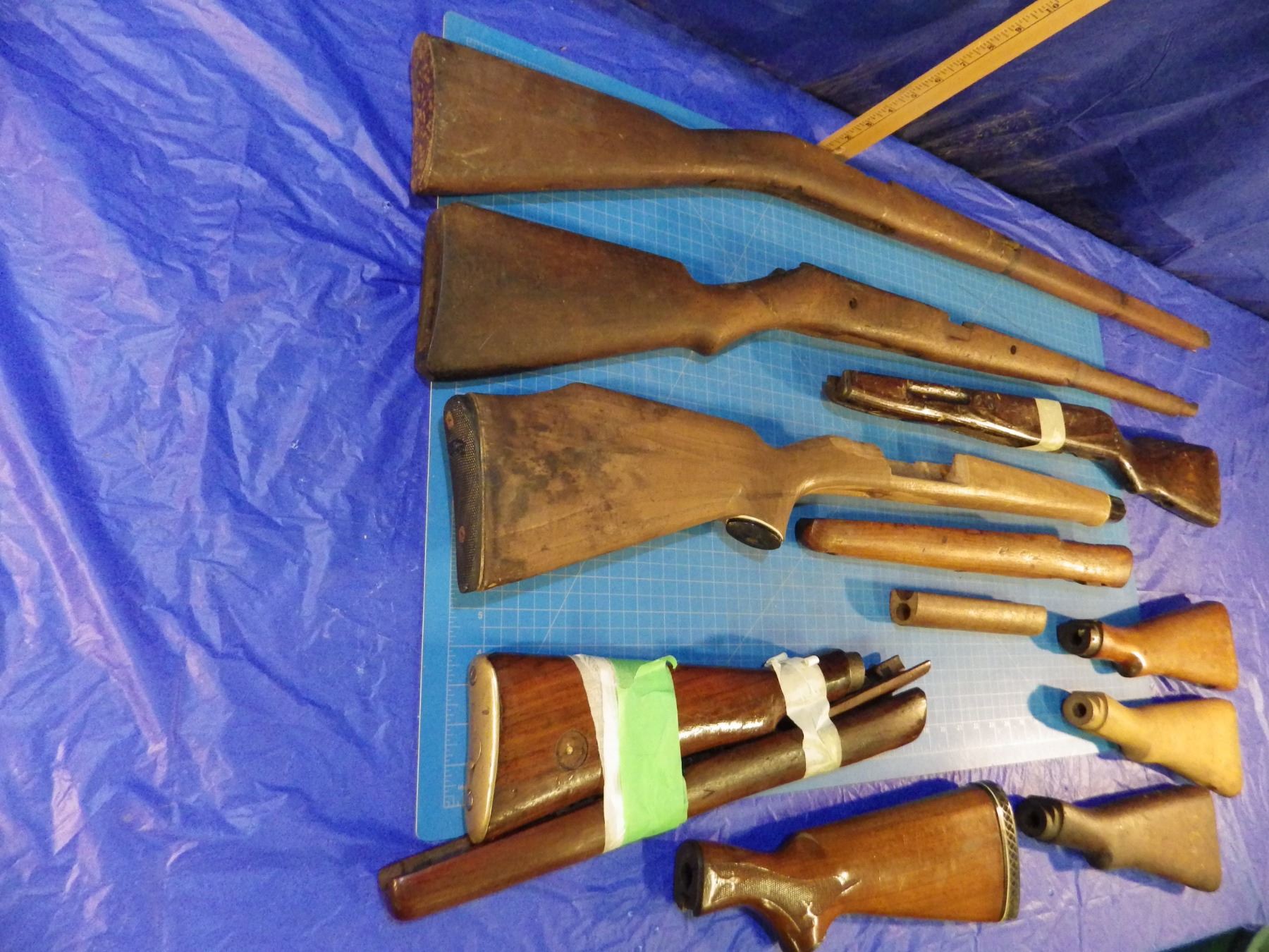 Lot of various stocks.