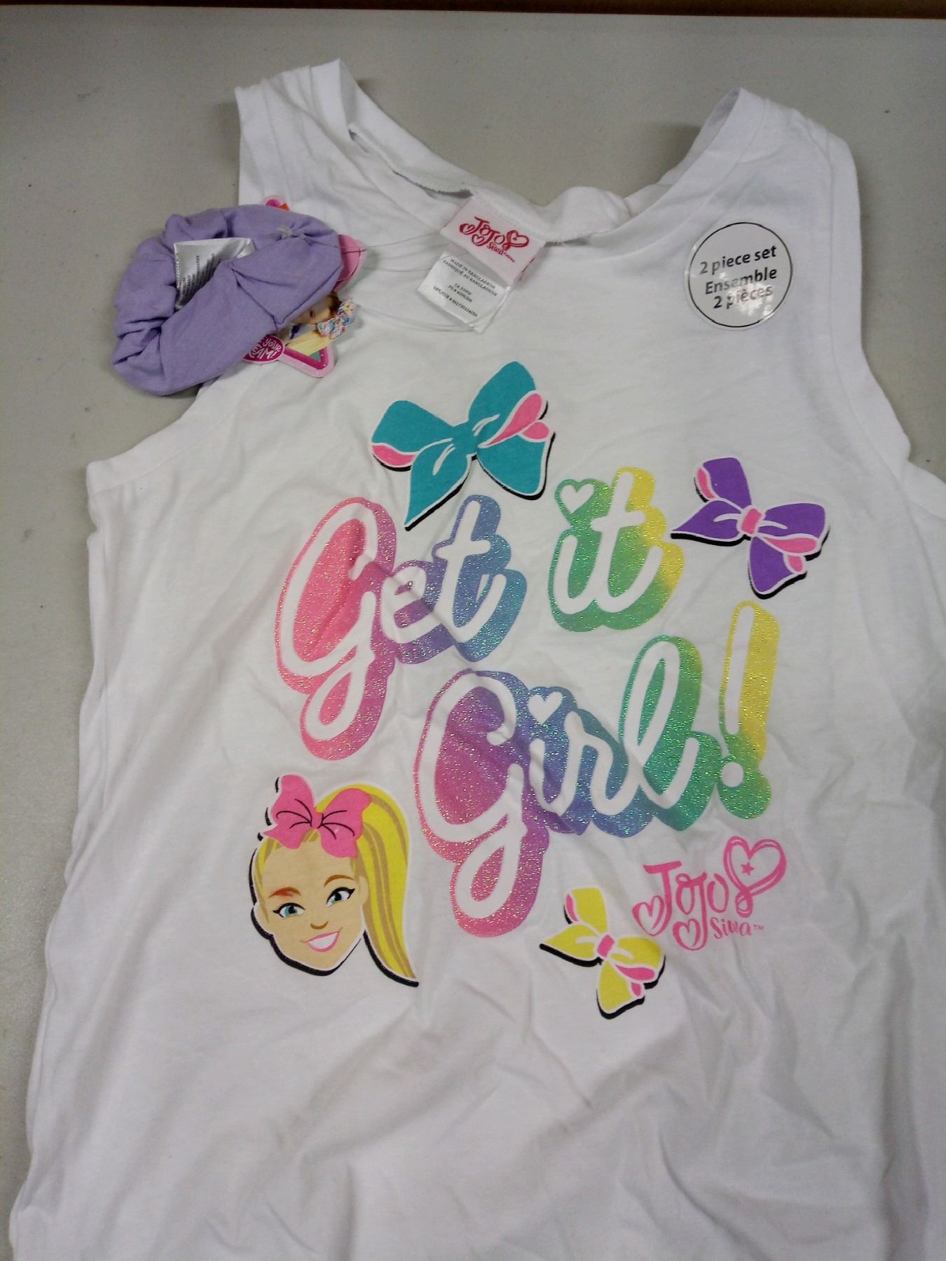 Nickolodean Jojo Siwa Get It Girl Tank Lg10-12