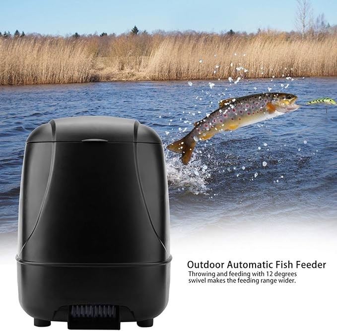 Automatic Fish Feeder Outdoor Fish Feeding Dispenser Timer Automatic ...