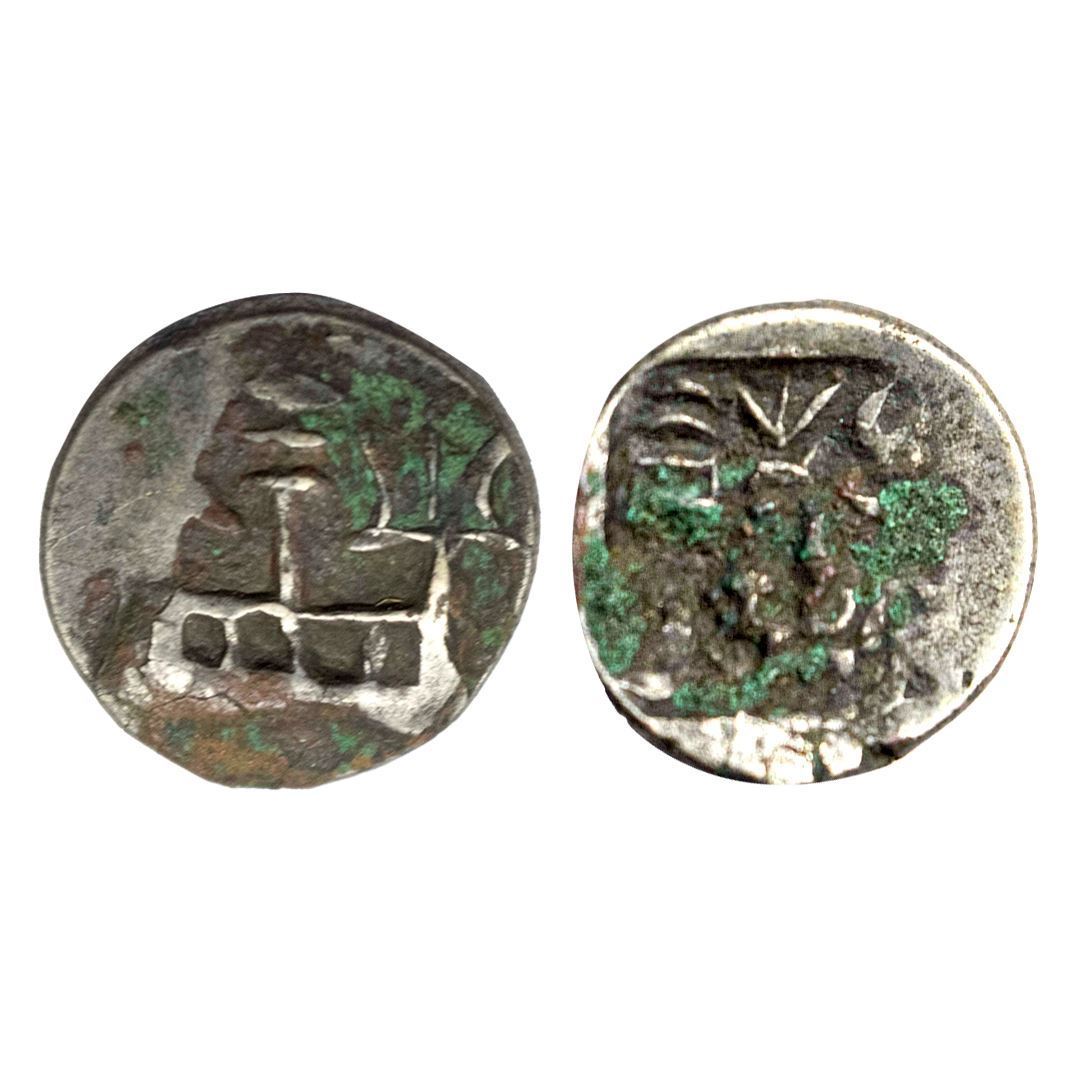 Ancient, Panchala, Indra Mitra (2nd century BC), Copper Karshapana ...